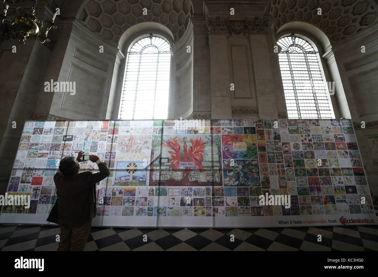 The unveiling the Great Community Mural, a 10m x 3m community art mural ...