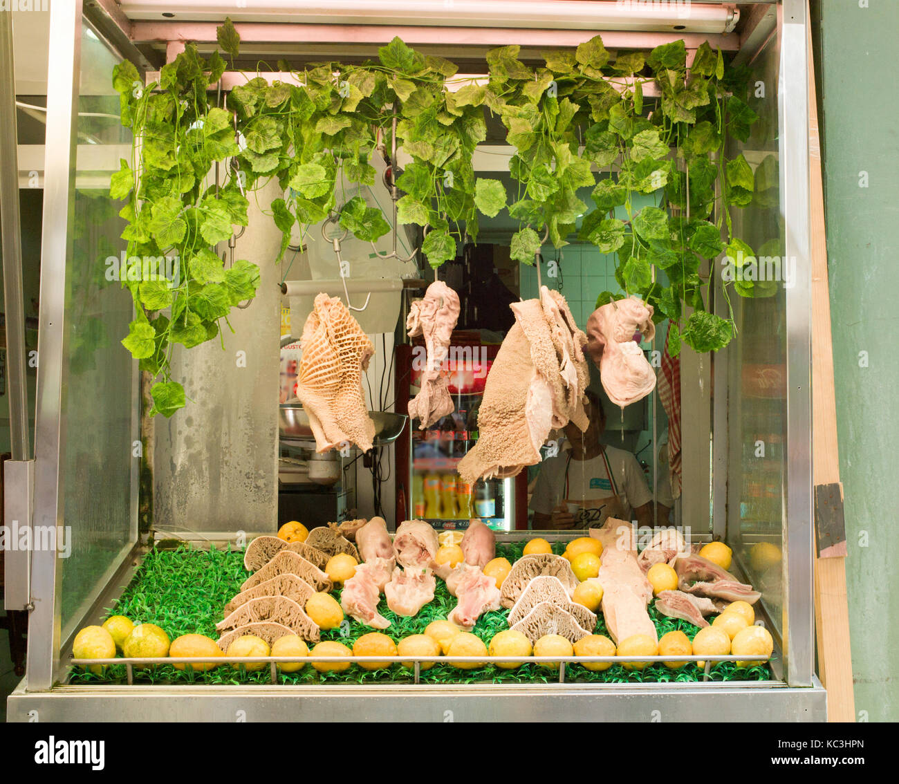 Tripe shop (tripperia) in Napoli, Italy Stock Photo - Alamy