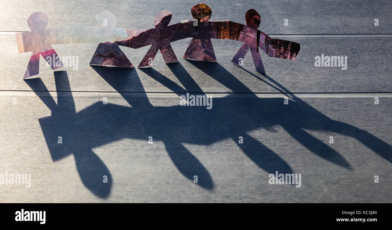 turn around of paper figure backround,wallpaper Stock Photo - Alamy