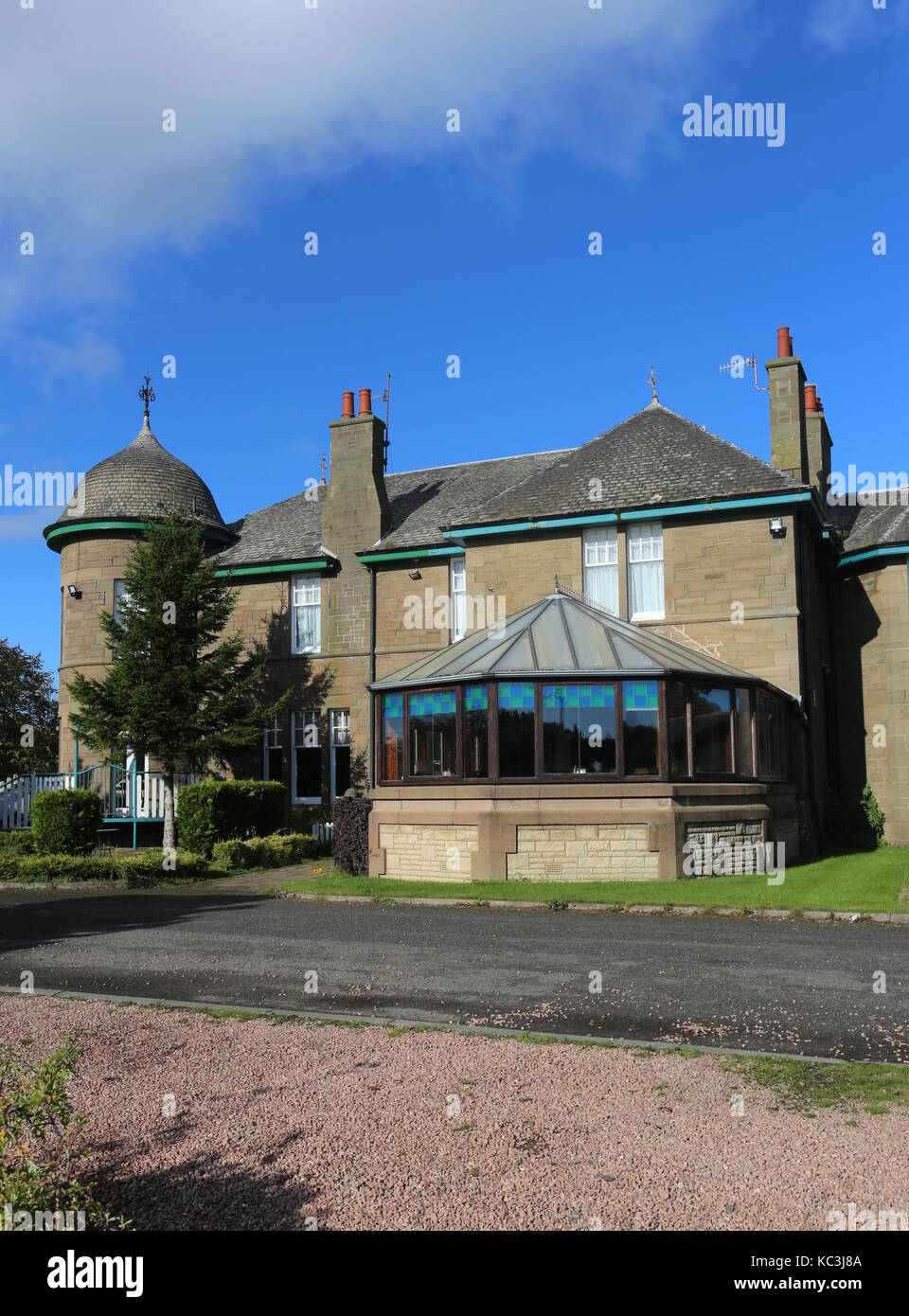Exterior of Panmure hotel Monifieth Angus Scotland September 2017 Stock ...