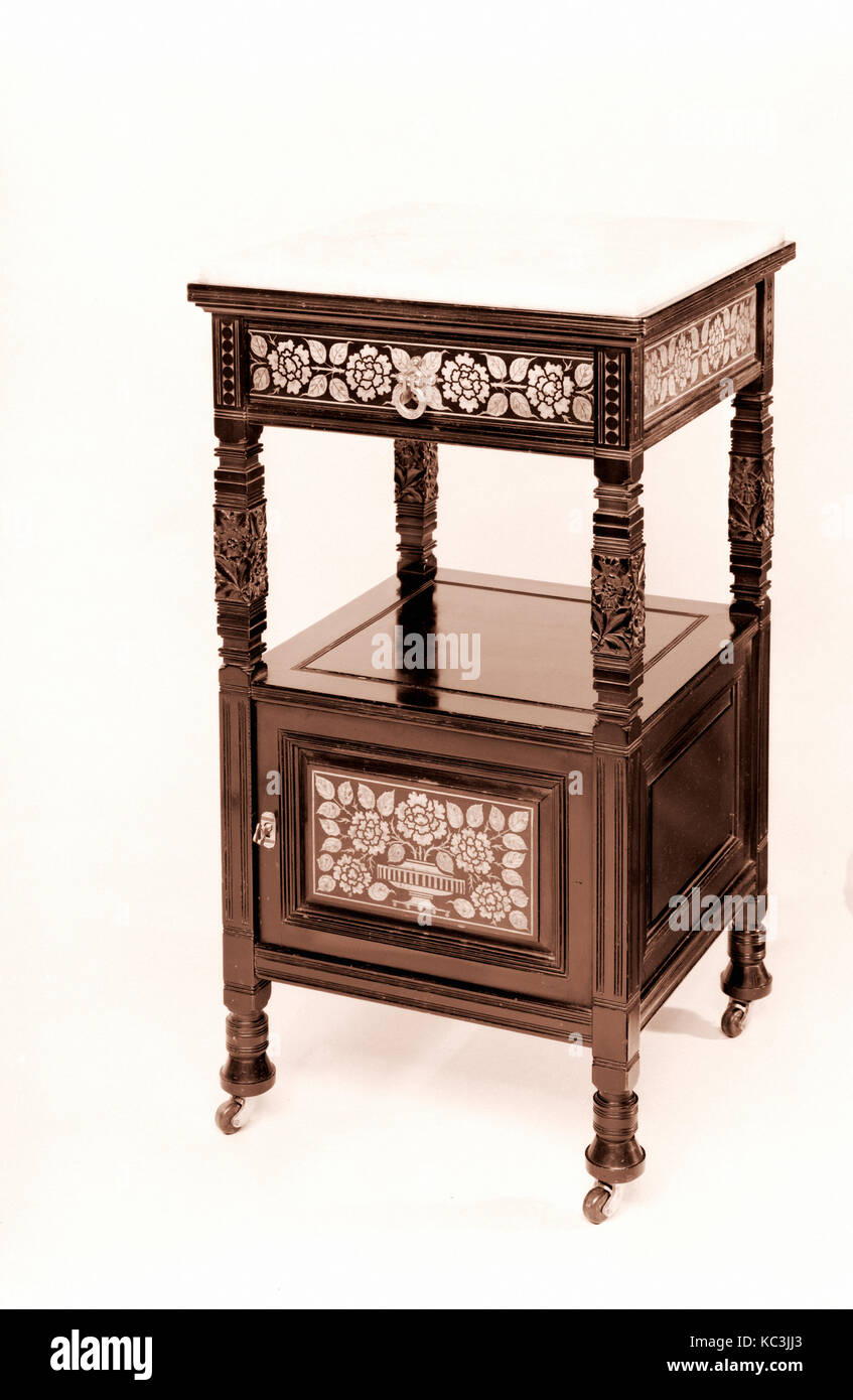 Night Table, ca. 1880, Made in New York, New York, United States ...