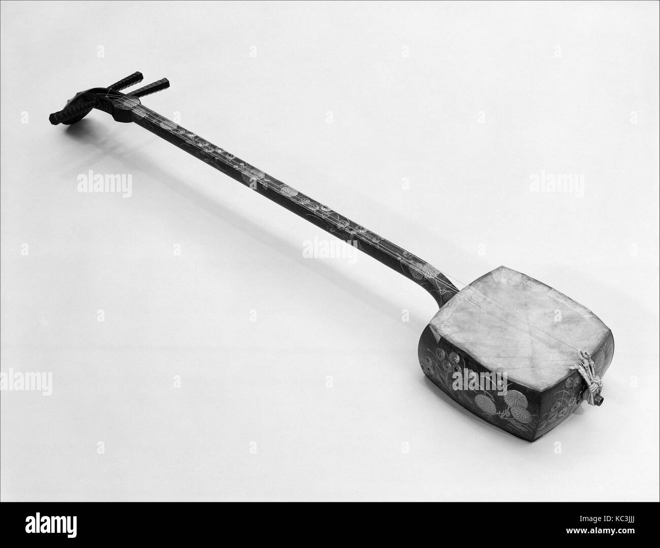Shamisen, Takechi Matsukawa for, Wakamura workshop, 1891 Stock Photo ...