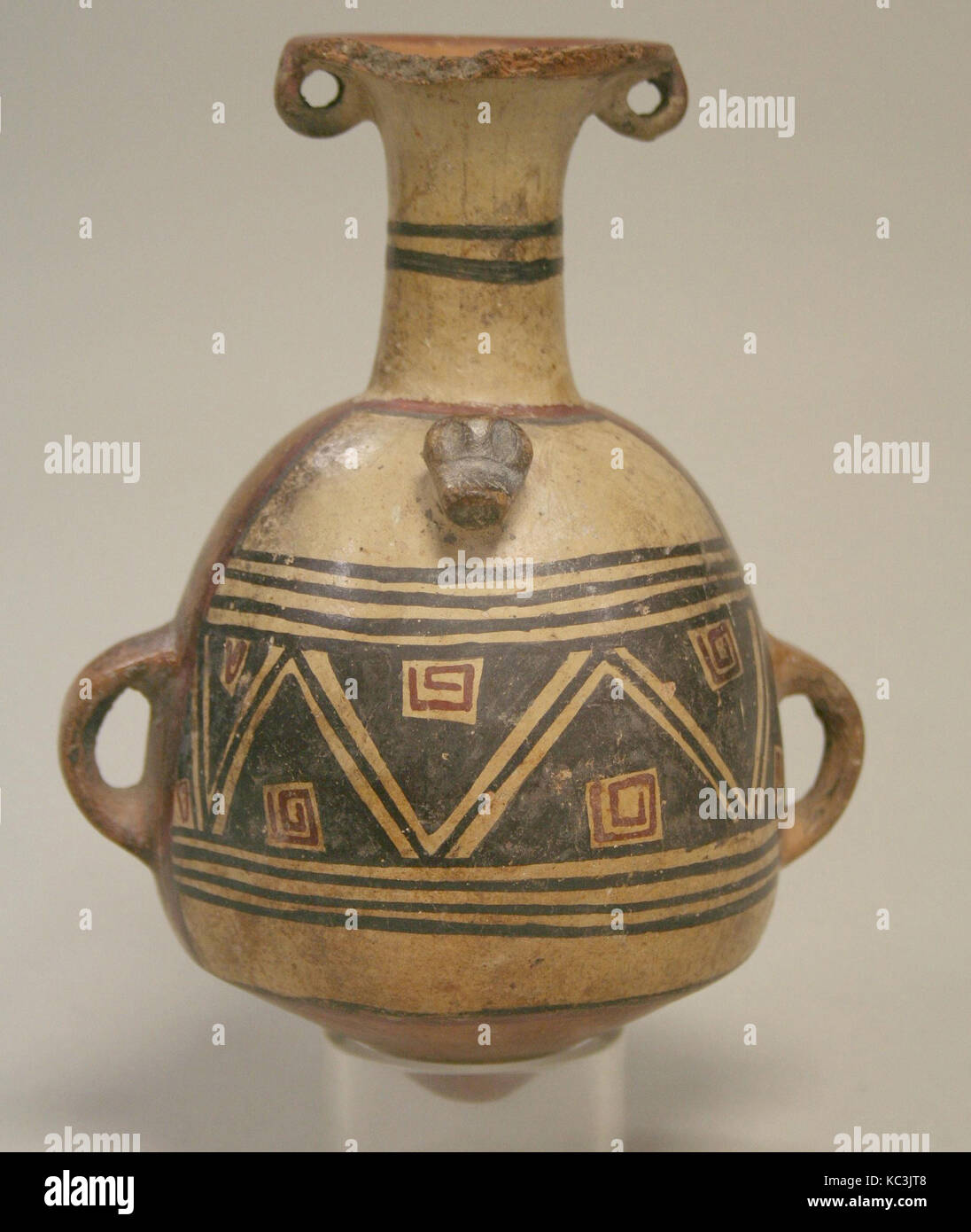 Painted Aryballus Jar, 15th–16th century, Peru, Inca, Ceramic, pigment ...