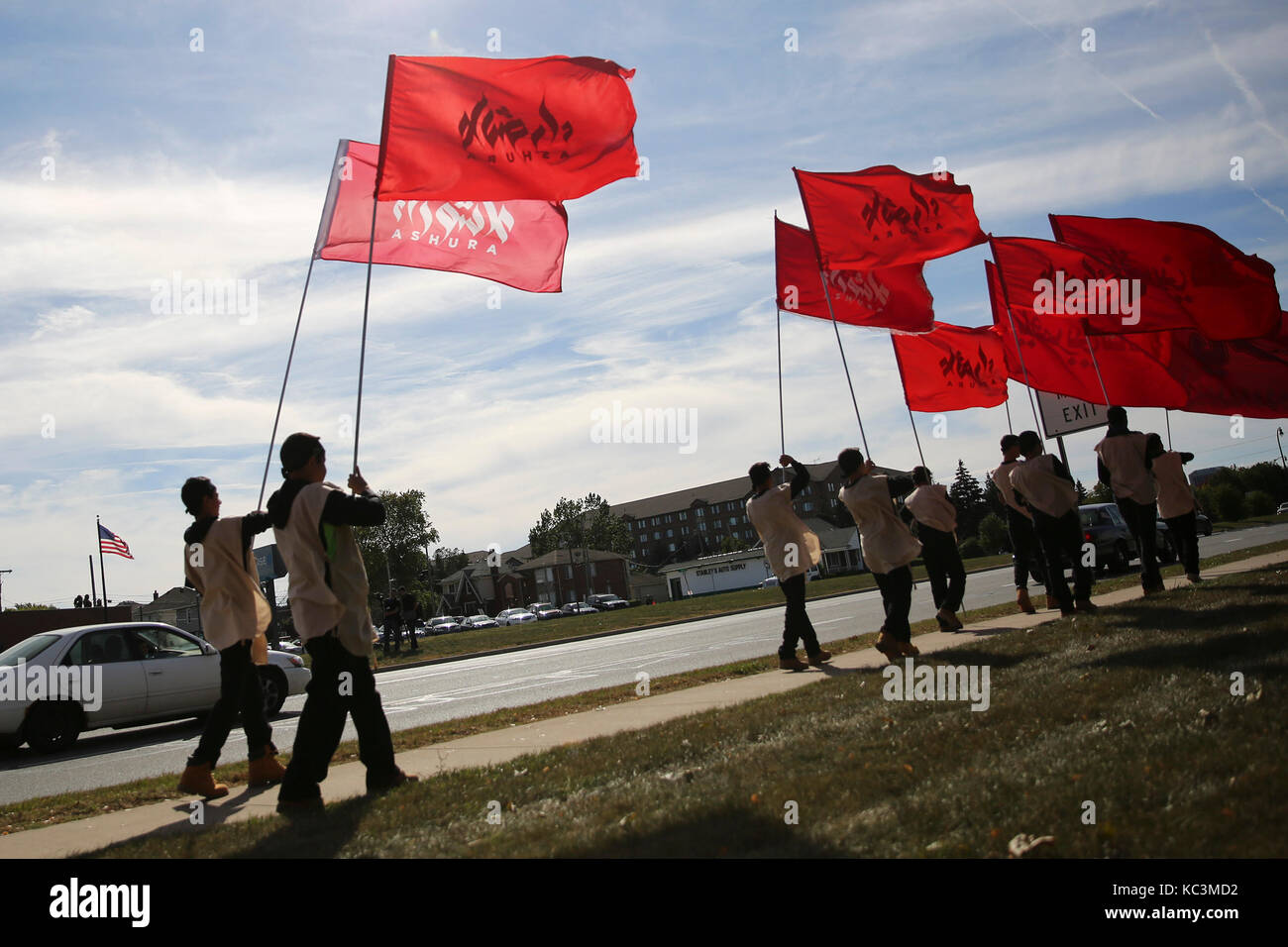 Shiite Muslims participate in a rally on Ashura, the tenth day of ...
