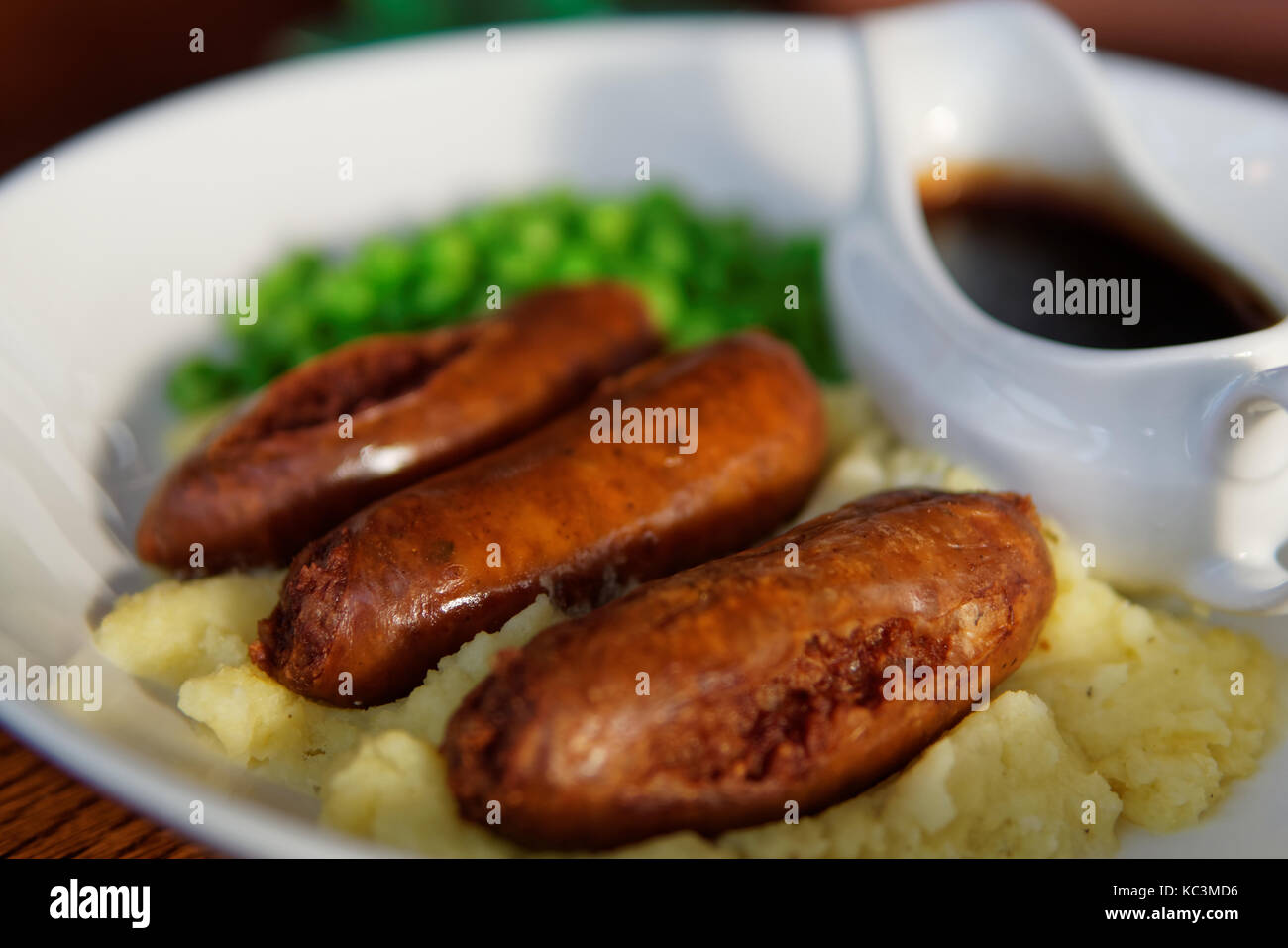 Bangers and Mash Stock Photo - Alamy