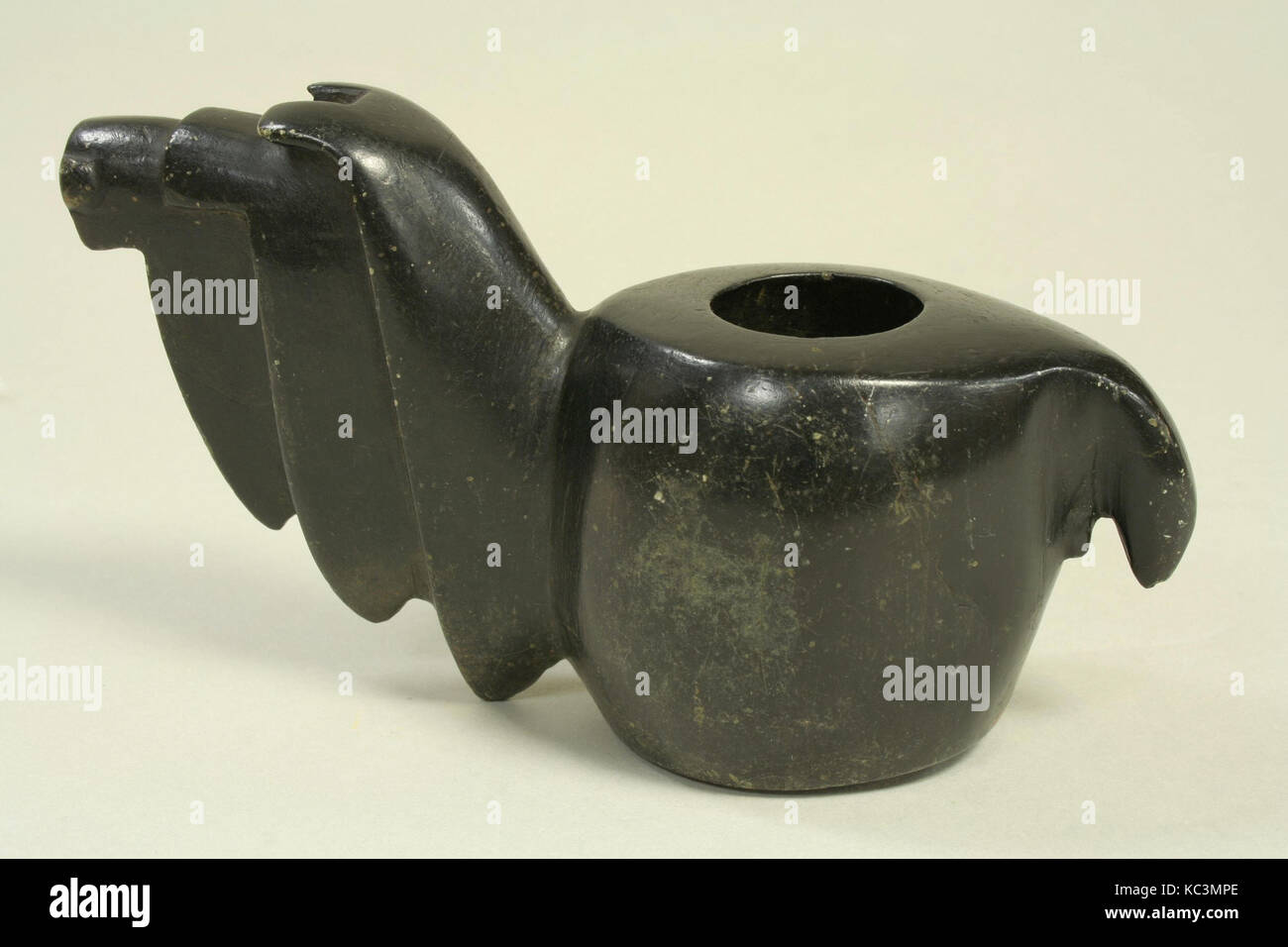 Votive Container (Canopa), 15th century, Peru, Inca, Stone, Height 3-5/ ...