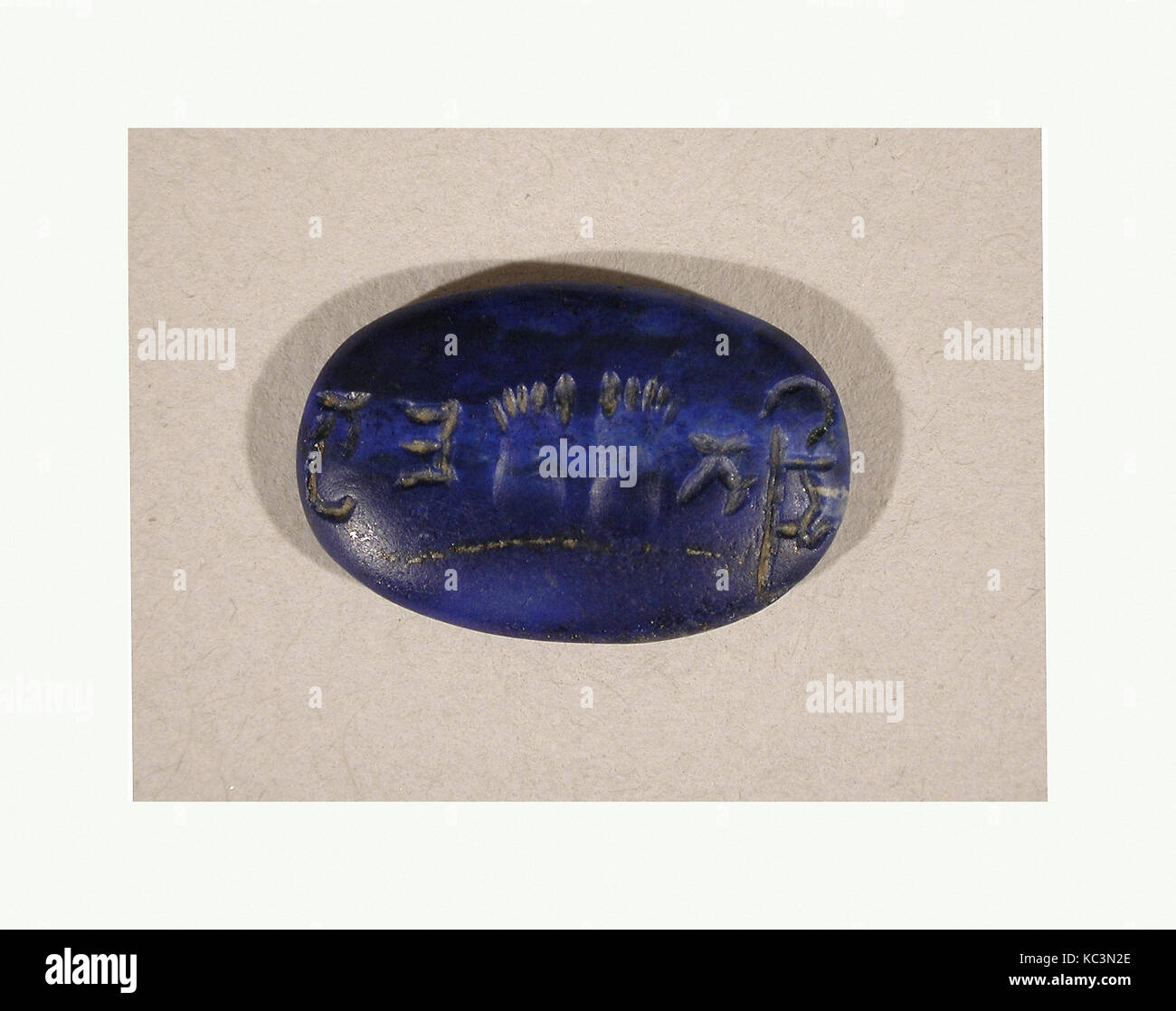 Intaglio Seal with Footprints of the Buddha (Buddhapada), ca. 4th ...