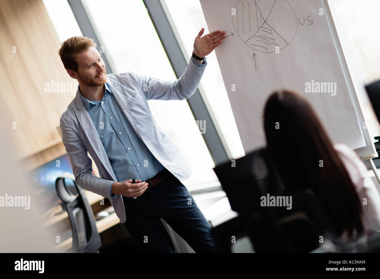 Picture of business seminar in conference room Stock Photo - Alamy