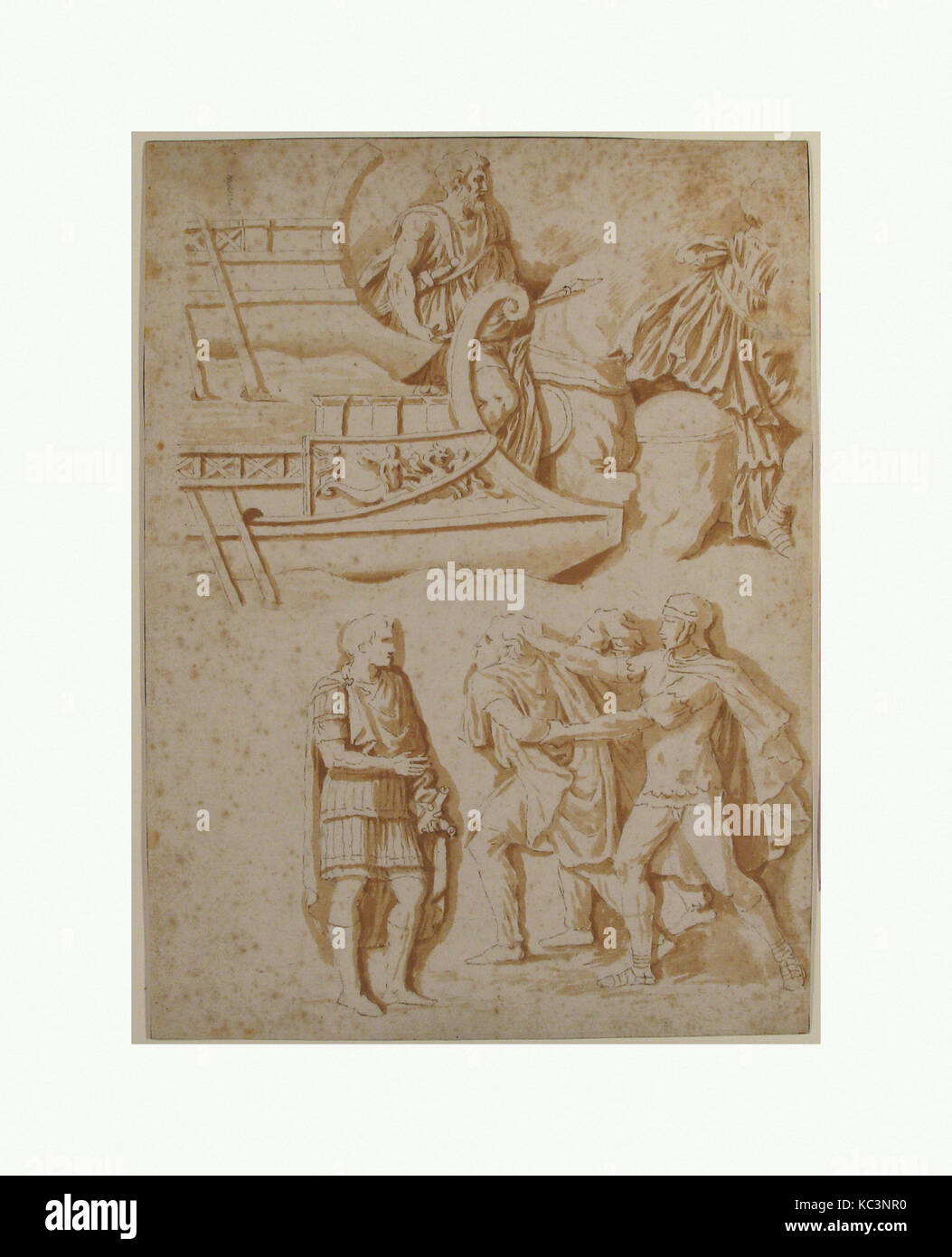 Studies of Details from Trajan's Column, Nicolas Poussin, ca. 1635 ...