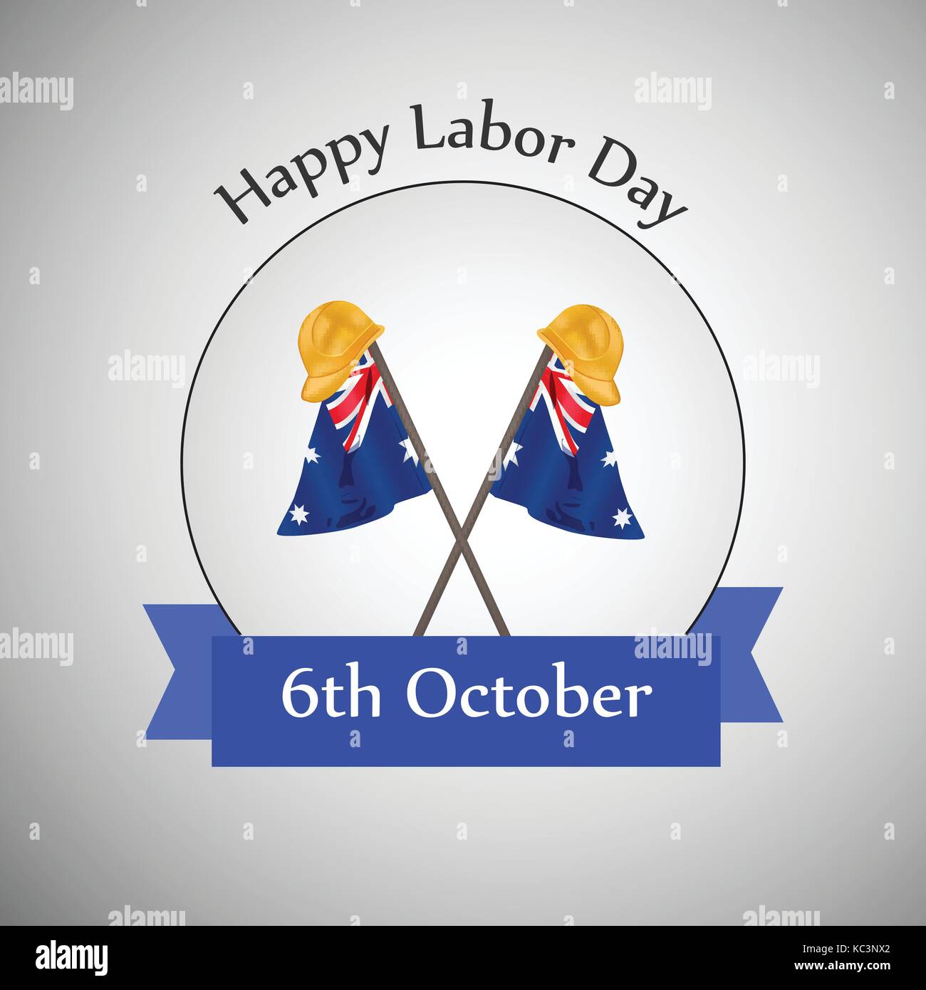 illustration of elements of Australia Labor Day Background Stock Vector ...