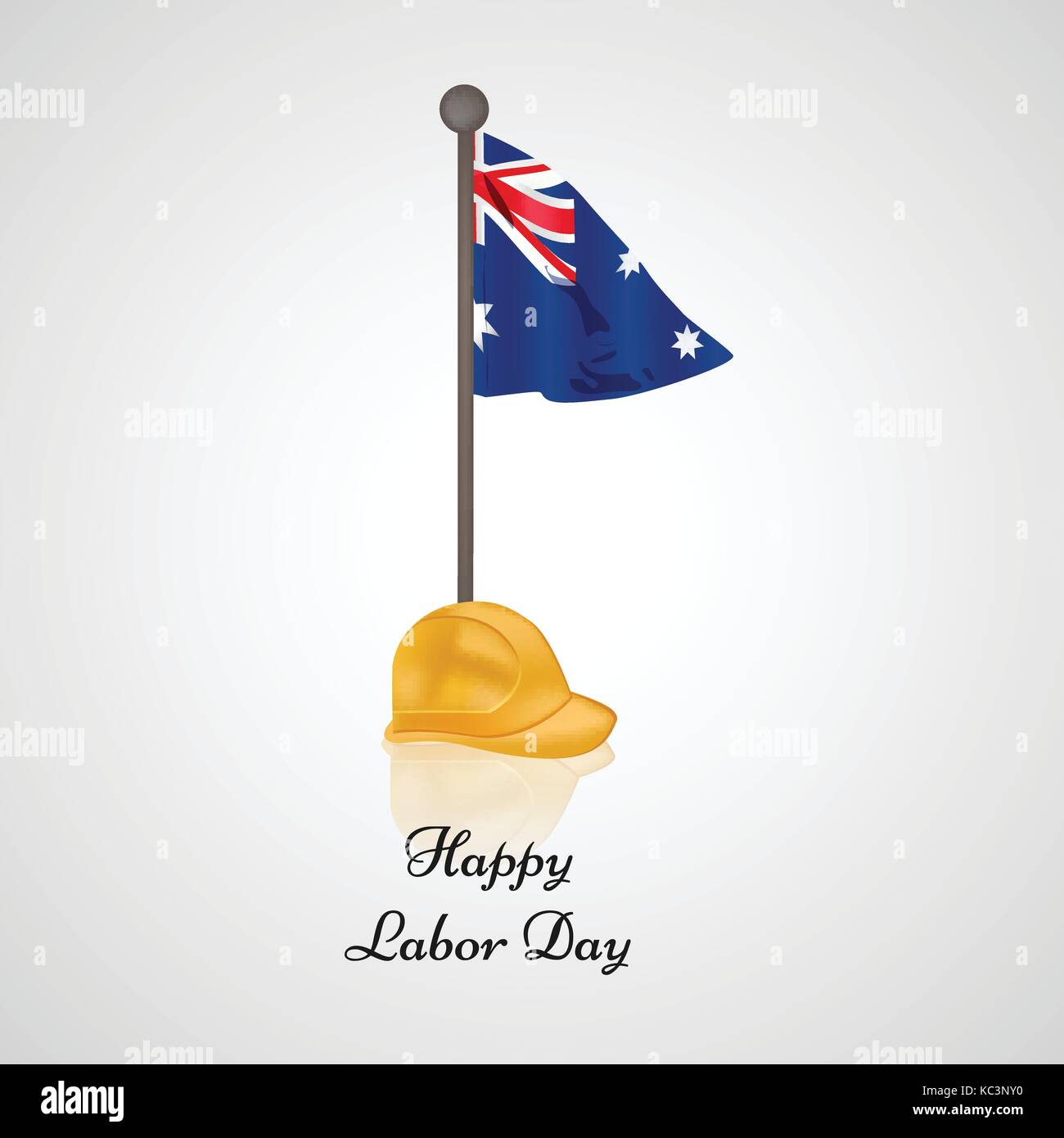 illustration of elements of Australia Labor Day Background Stock Vector ...