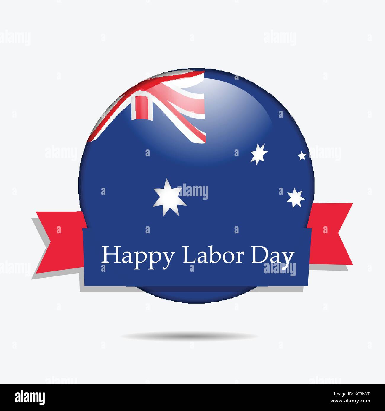 illustration of elements of Australia Labor Day Background Stock Vector ...