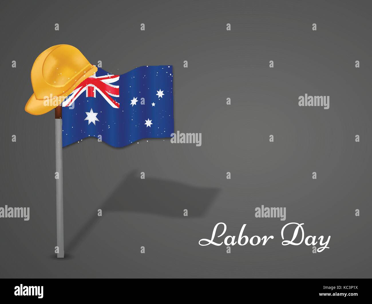 illustration of elements of Australia Labor Day Background Stock Vector ...
