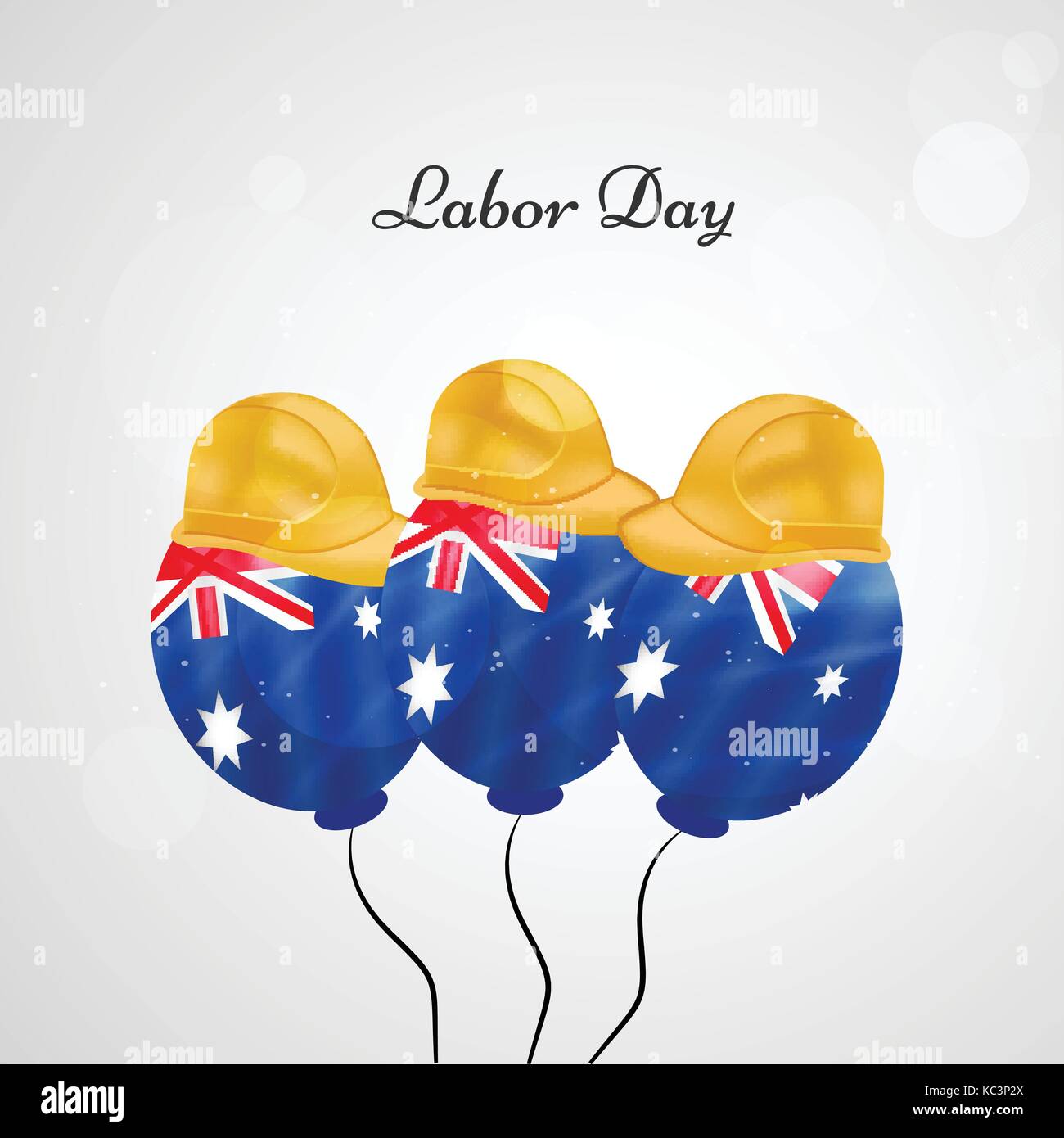 illustration of elements of Australia Labor Day Background Stock Vector ...