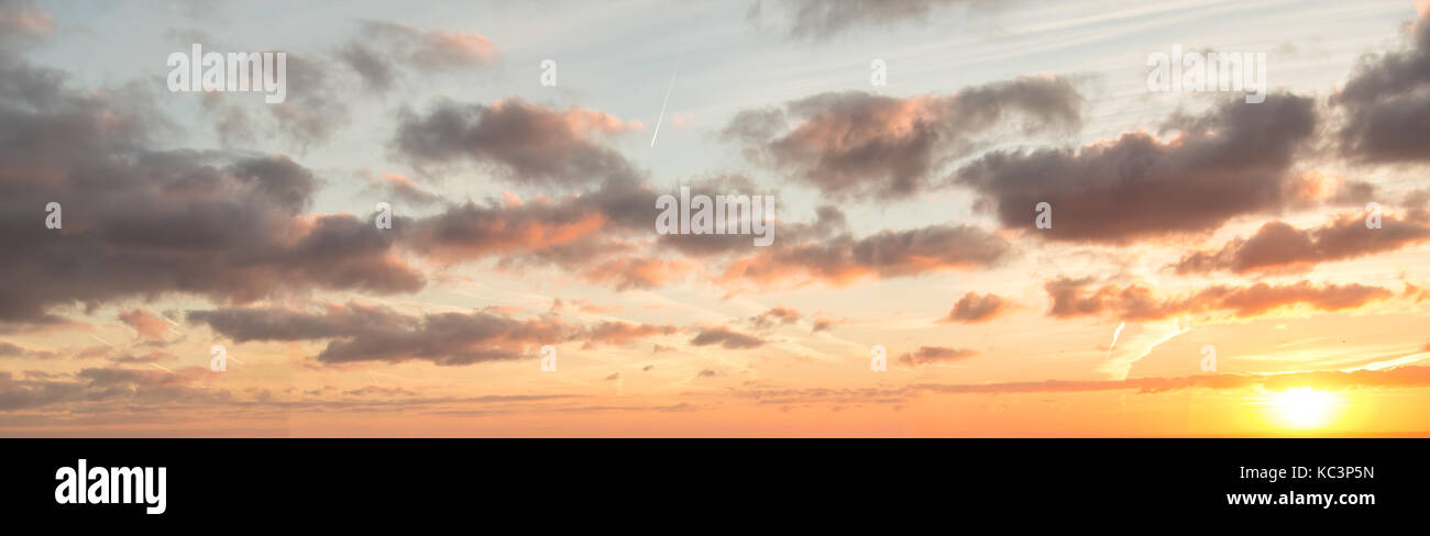 Sunset Sky Background Texture Stock Photo - Alamy