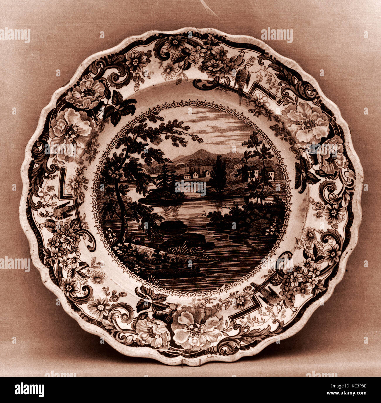 Plate, ca. 1822–ca. 1834, Made in Staffordshire, England, British ...