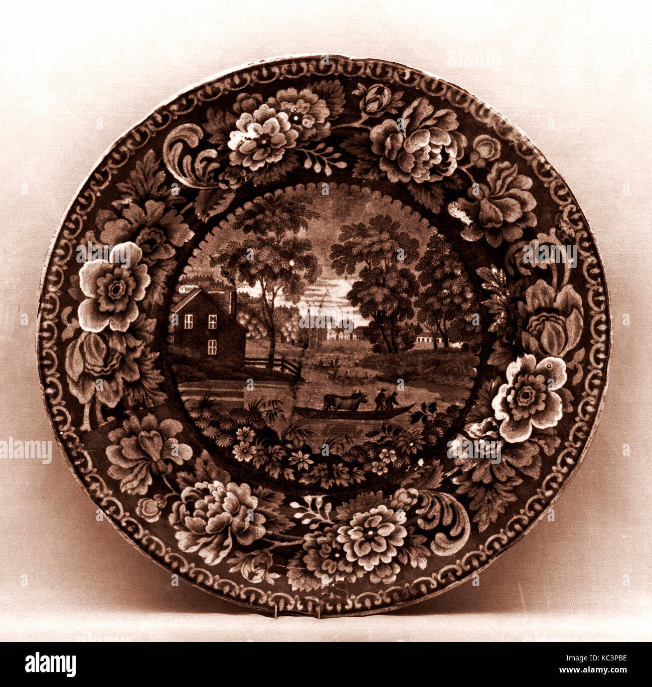 Plate, ca. 1830–ca. 1835, Made in Staffordshire, England, British ...