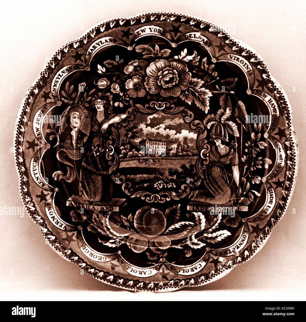 Plate, ca. 1815–ca. 1834, Made in Staffordshire, England, British ...