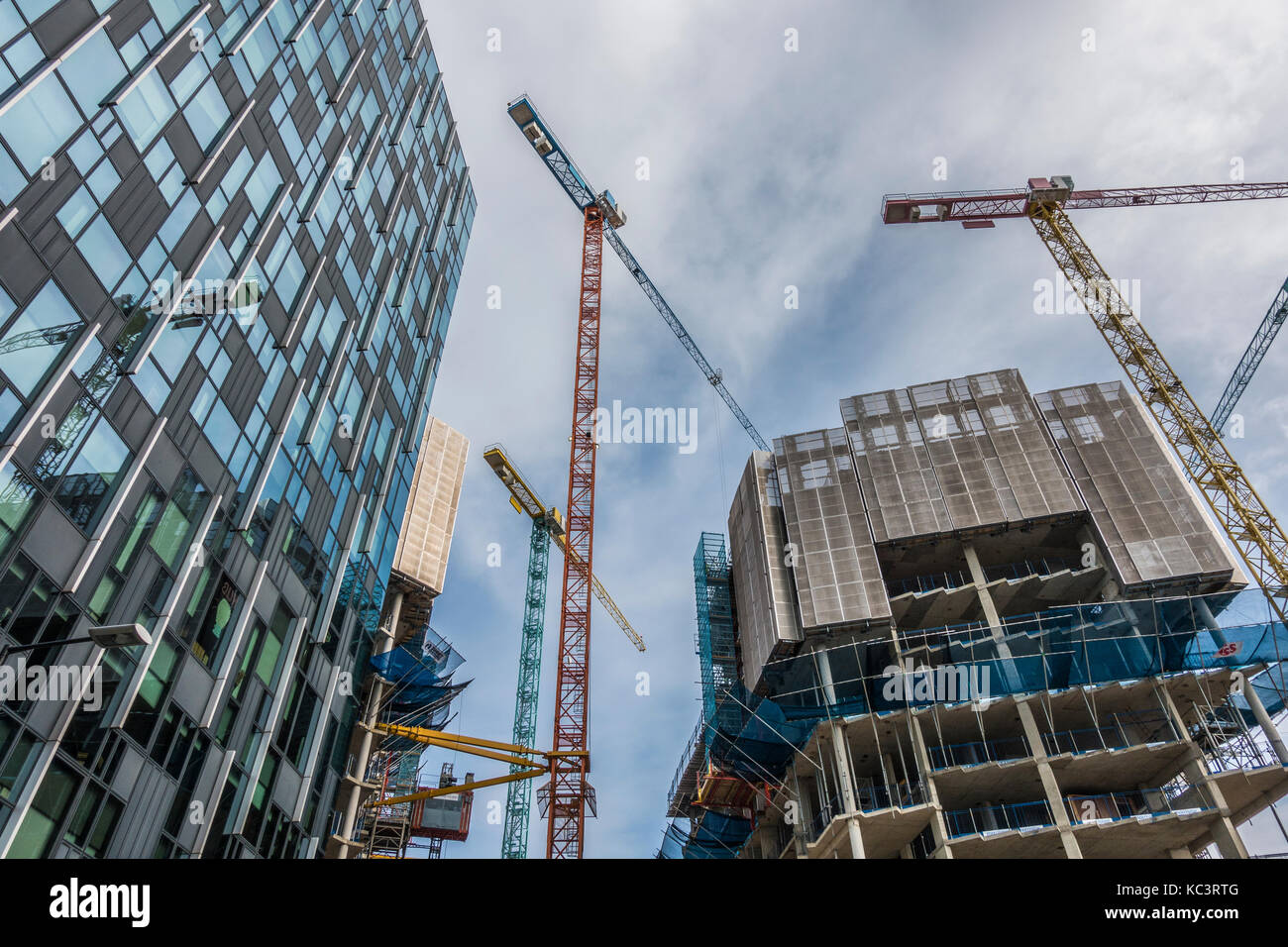 Construction works completed new hi-res stock photography and images ...