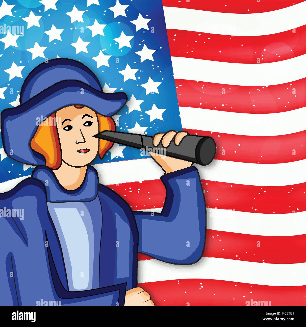 illustration of Columbus Day Background Stock Vector Image & Art - Alamy