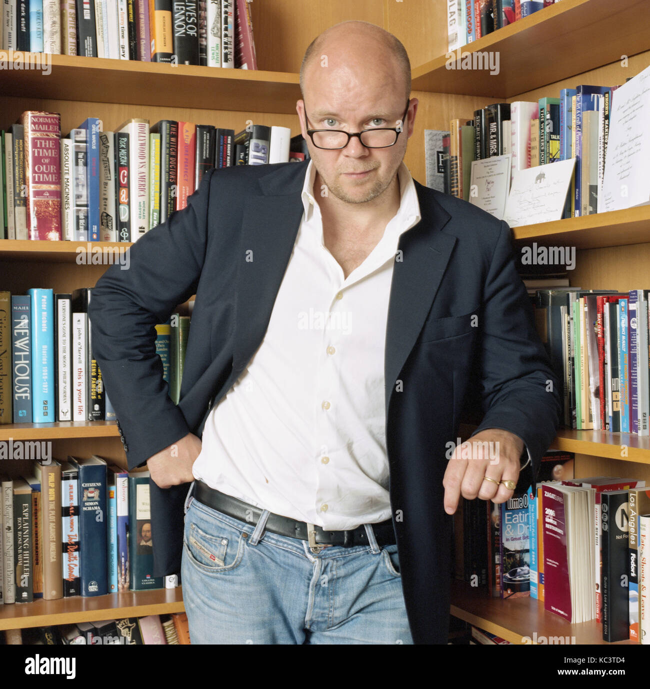 Toby Young, English Journalist and Author photographed in London ...