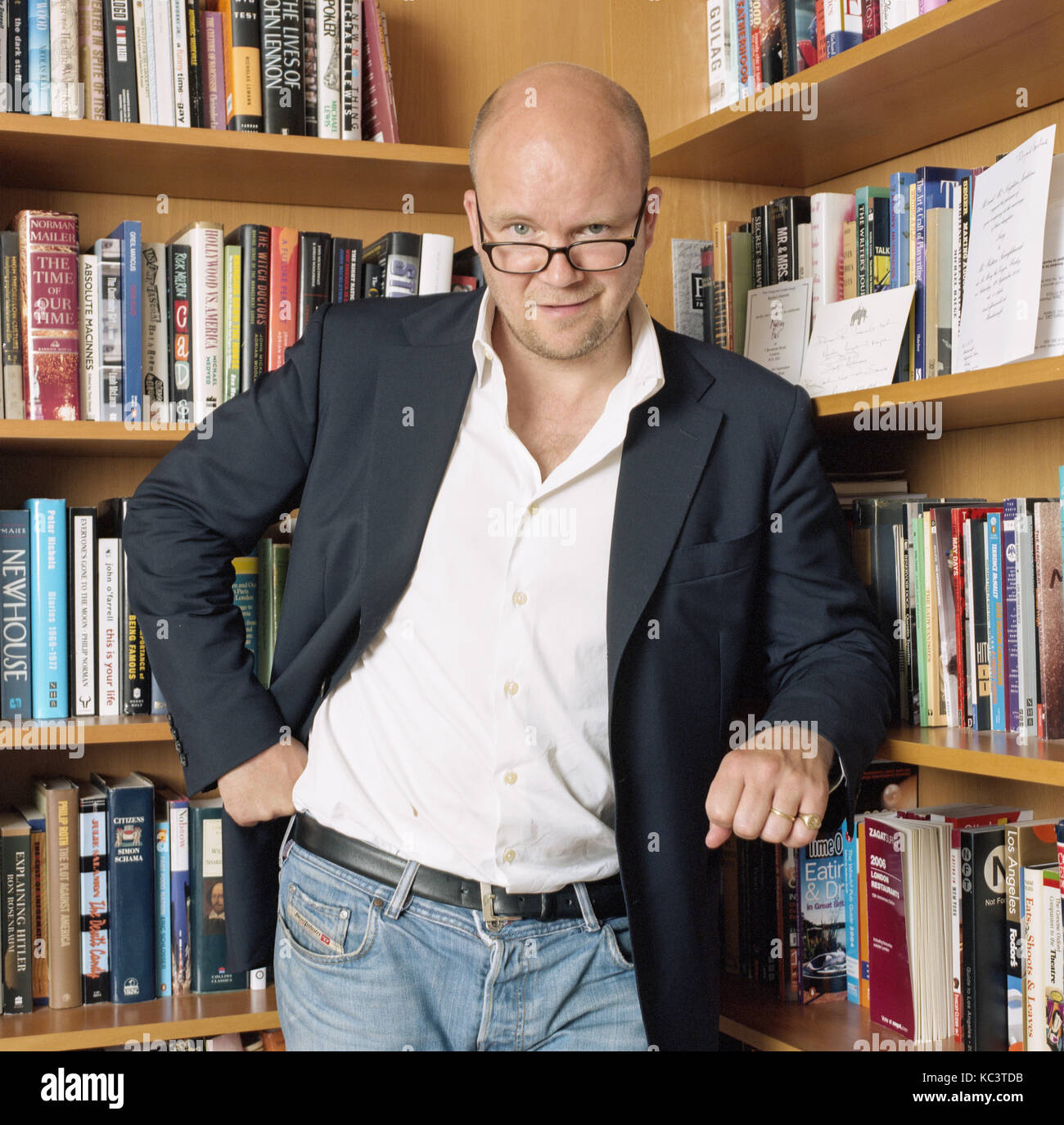 Toby Young, English Journalist and Author photographed in London ...