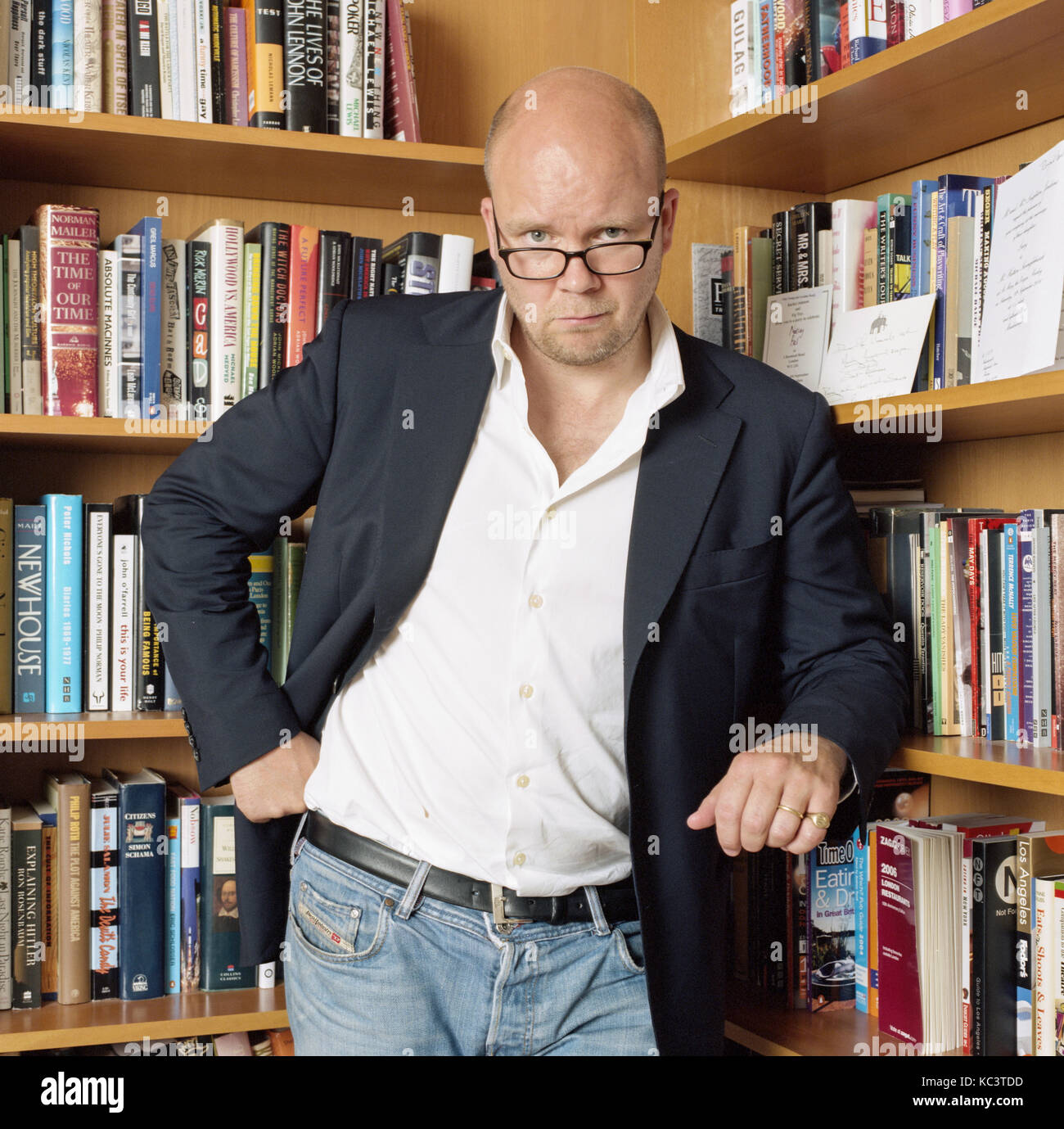 Toby Young, English Journalist and Author photographed in London ...