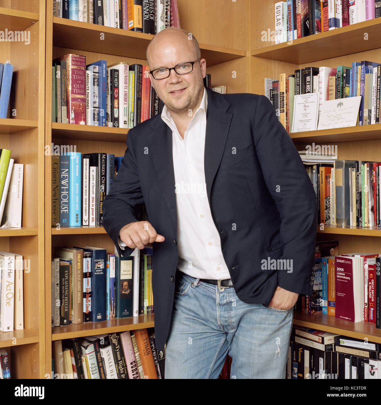 Toby Young, English Journalist and Author photographed in London ...