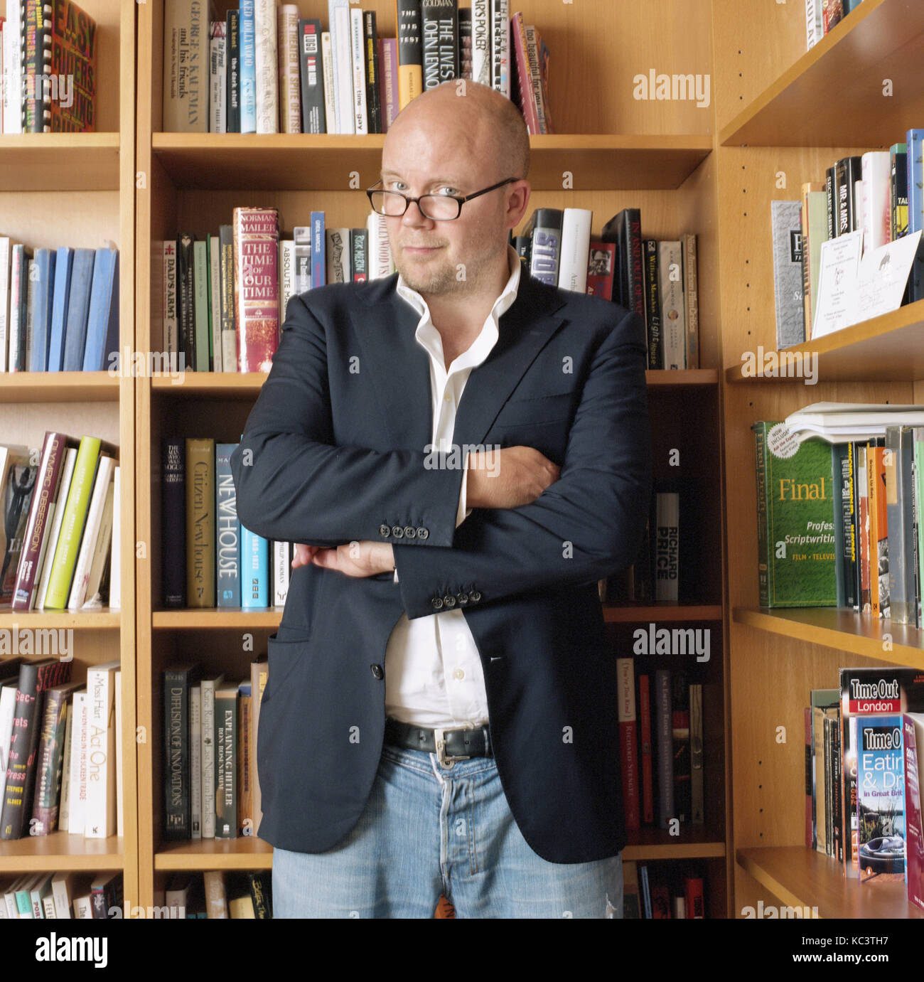 Toby Young, English Journalist and Author photographed in London ...
