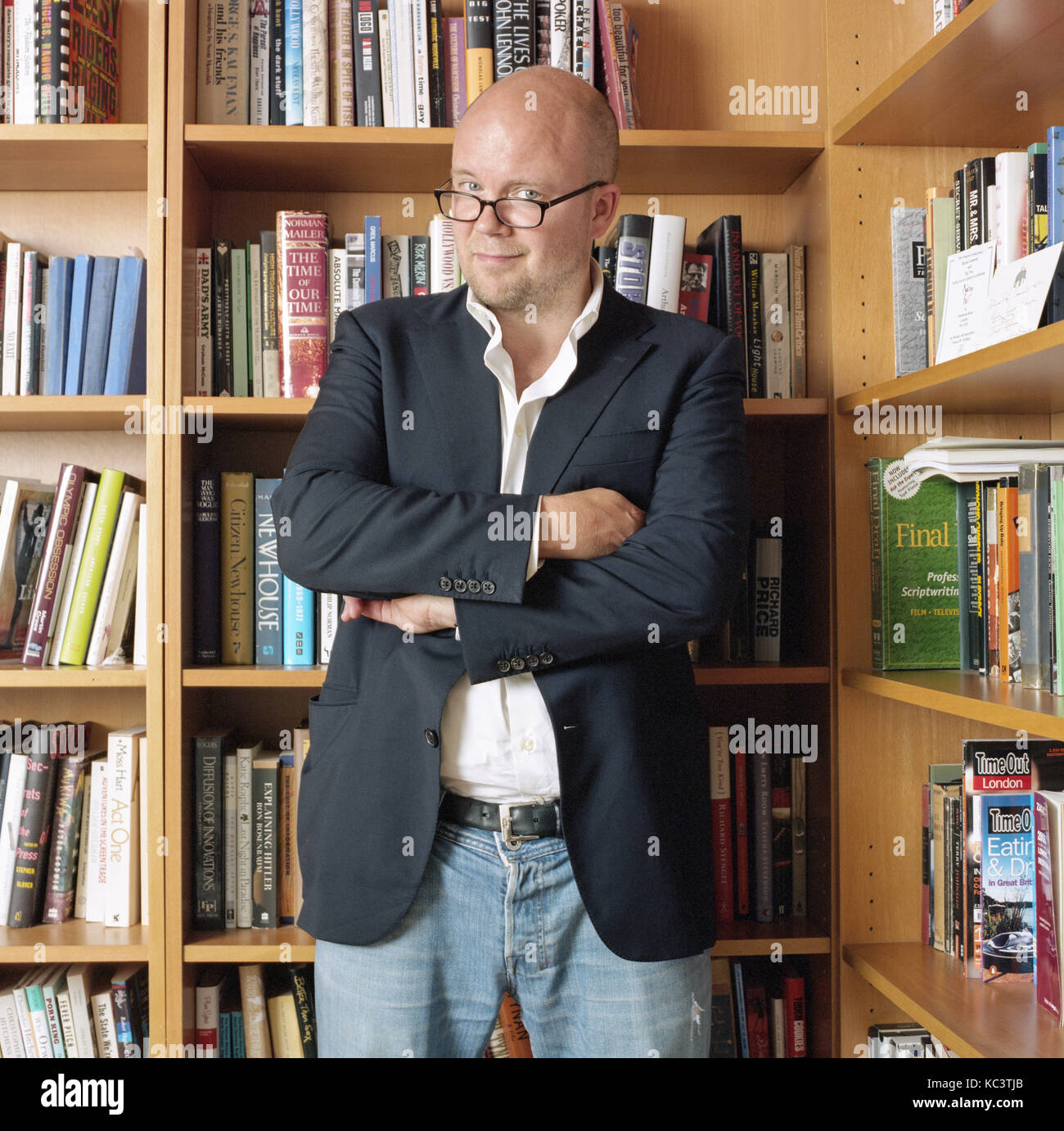 Toby Young, English Journalist and Author photographed in London ...
