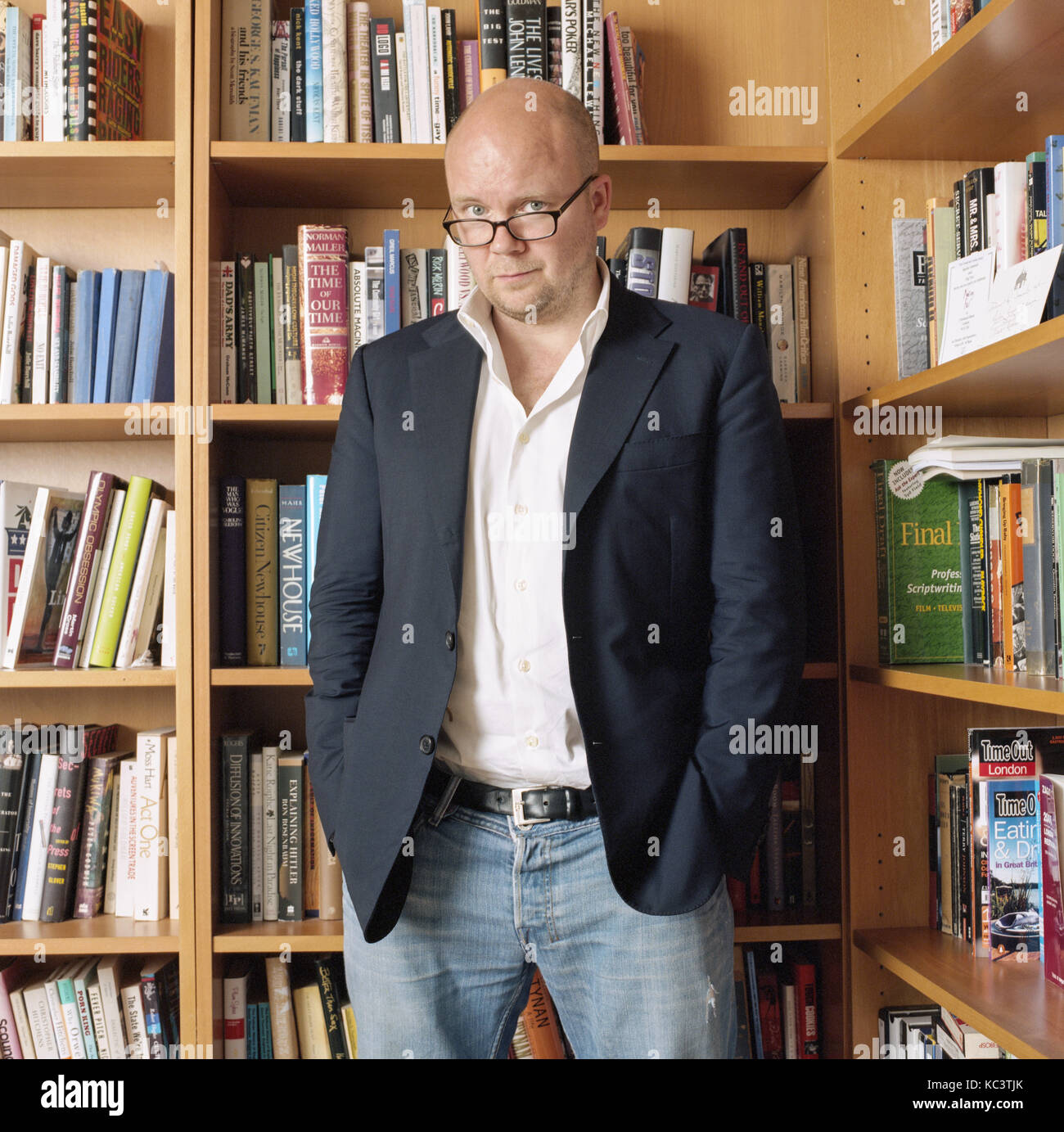 Toby Young, English Journalist and Author photographed in London ...