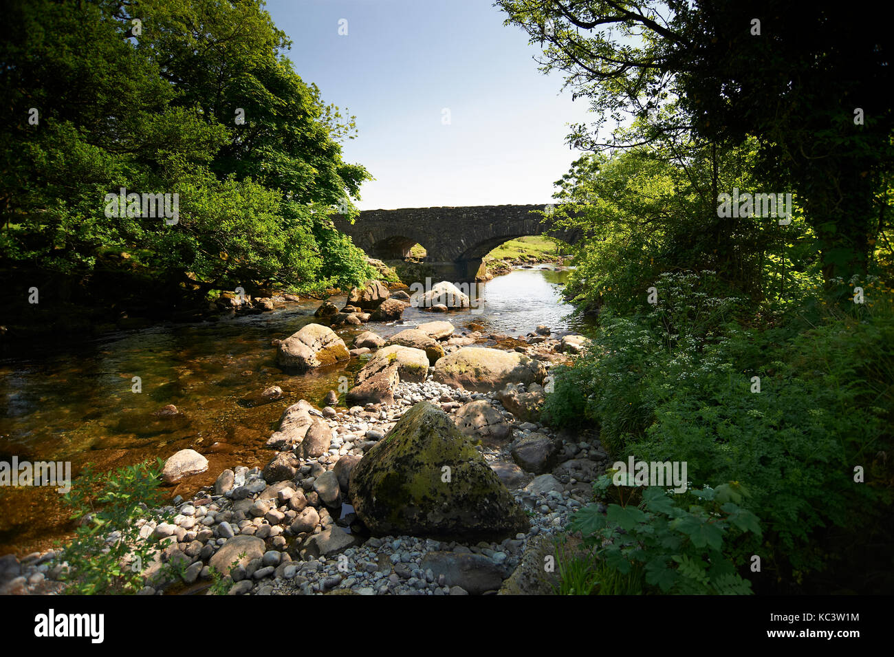 Bridge Over Mountain Stream Stock Photos & Bridge Over Mountain Stream ...