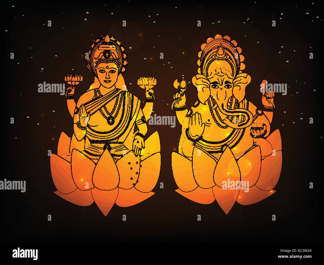 illustration of hindu festival Diwali background Stock Vector Image ...