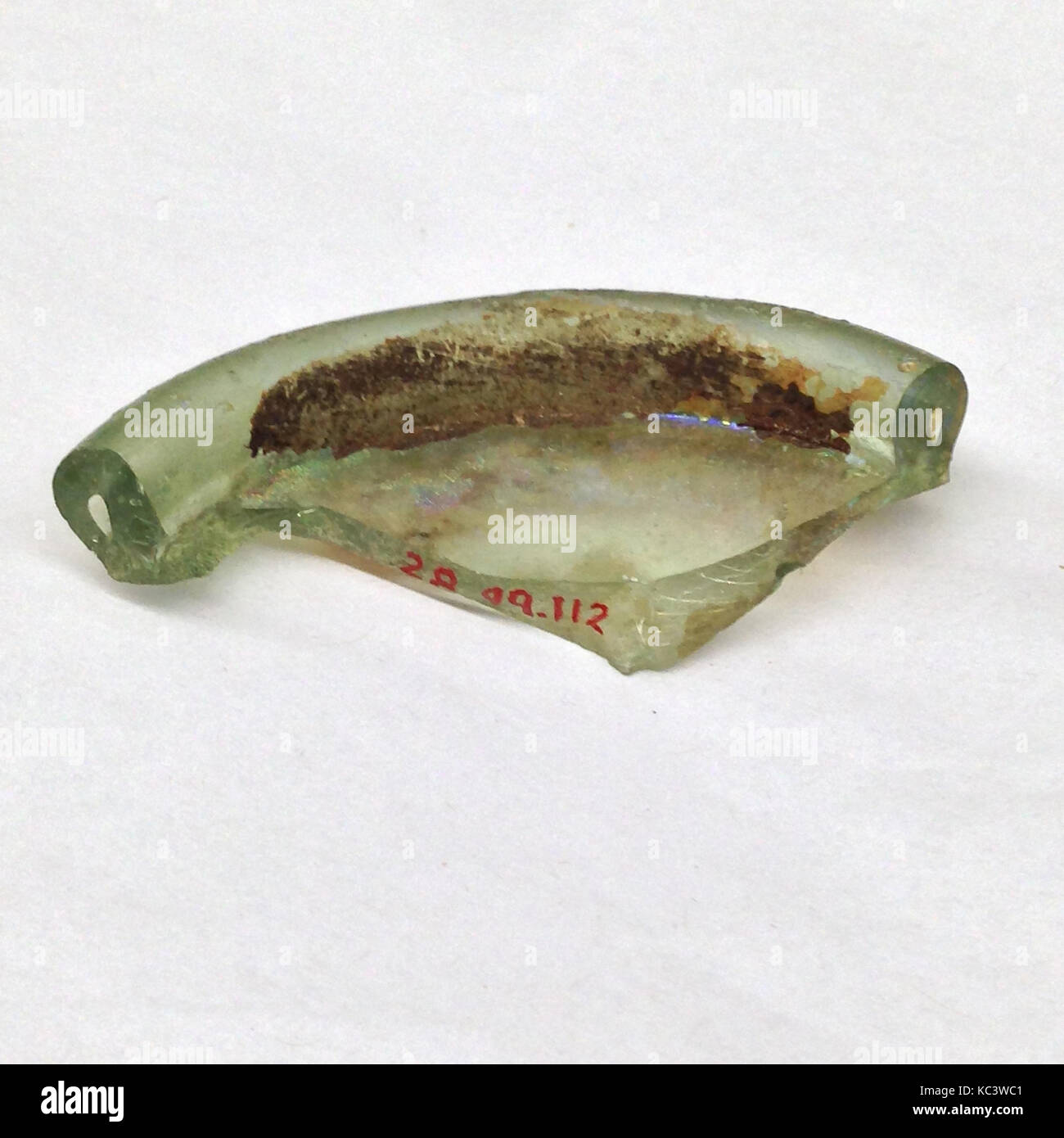 Fragment, ca. 1150–ca. 1250, European or Middle Eastern, Glass, ceramic ...