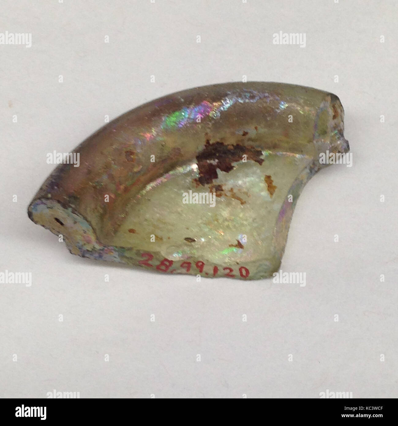 Fragment, ca. 1150–ca. 1250, European or Middle Eastern, Glass, ceramic ...