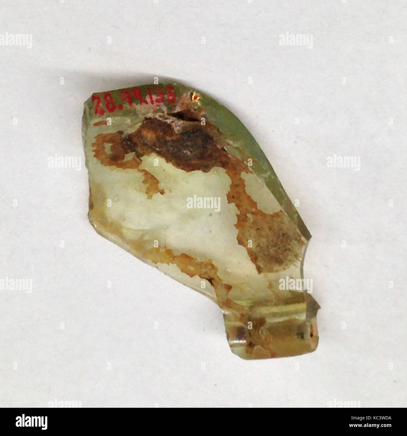 Fragment, ca. 1150–ca. 1250, European or Middle Eastern, Glass, ceramic ...
