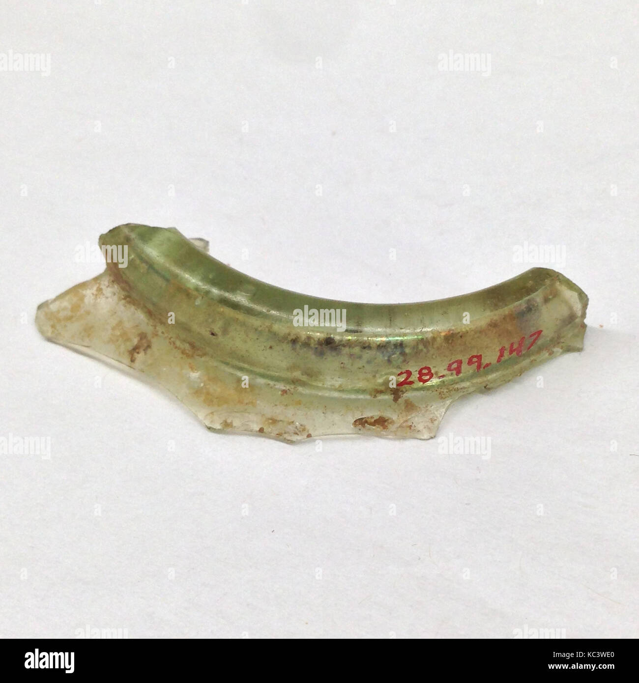 Fragment, ca. 1150–ca. 1250, European or Middle Eastern, Glass, ceramic ...