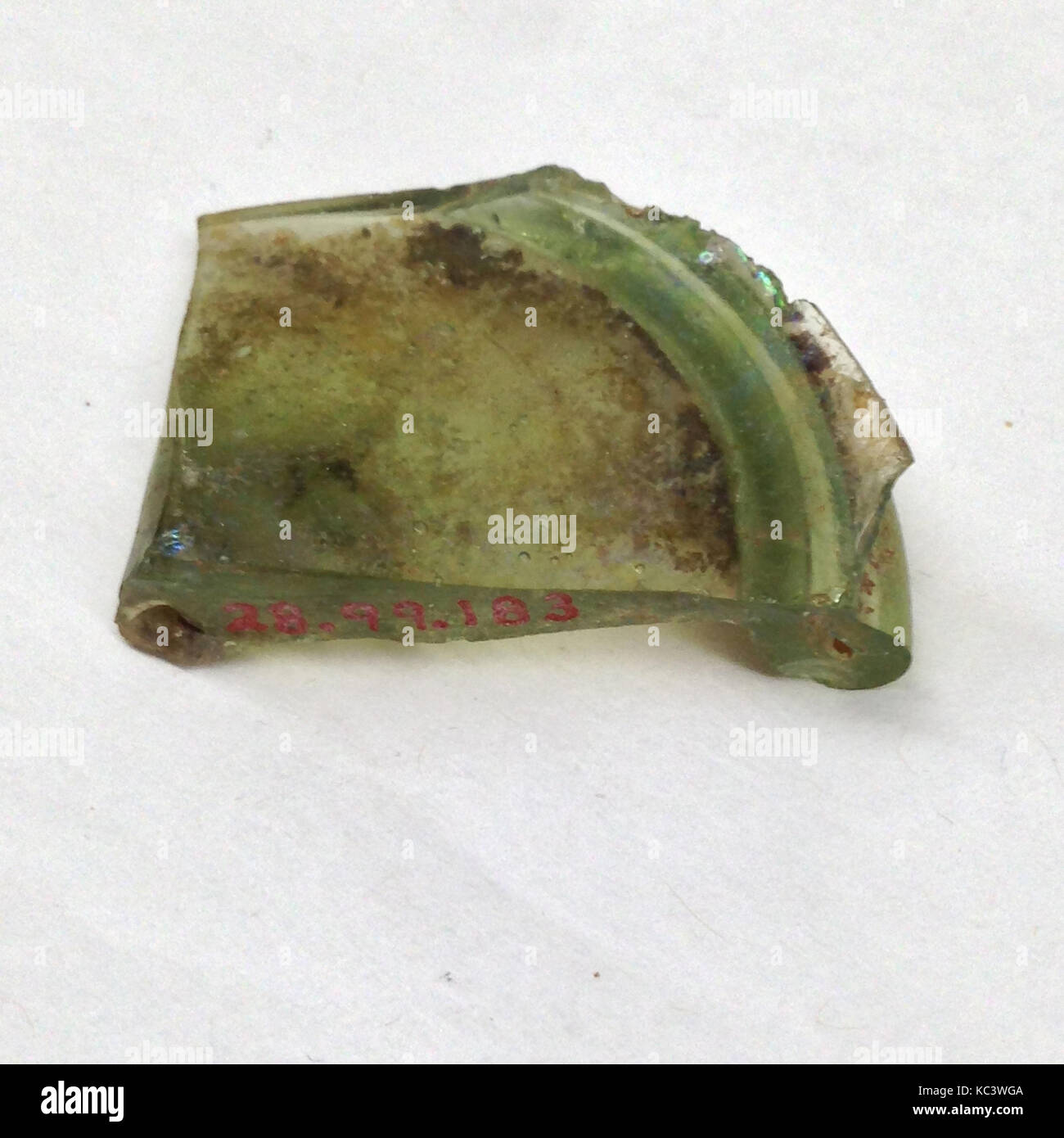 Fragment, ca. 1150–ca. 1250, European or Middle Eastern, Glass, ceramic ...