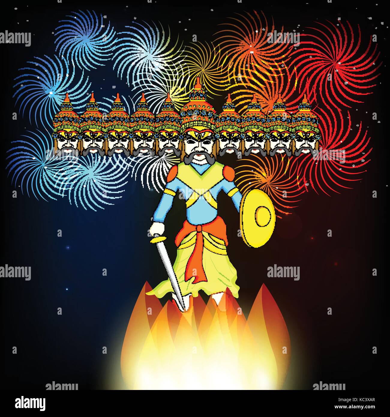illustration of hindu festival Diwali background Stock Vector Image ...