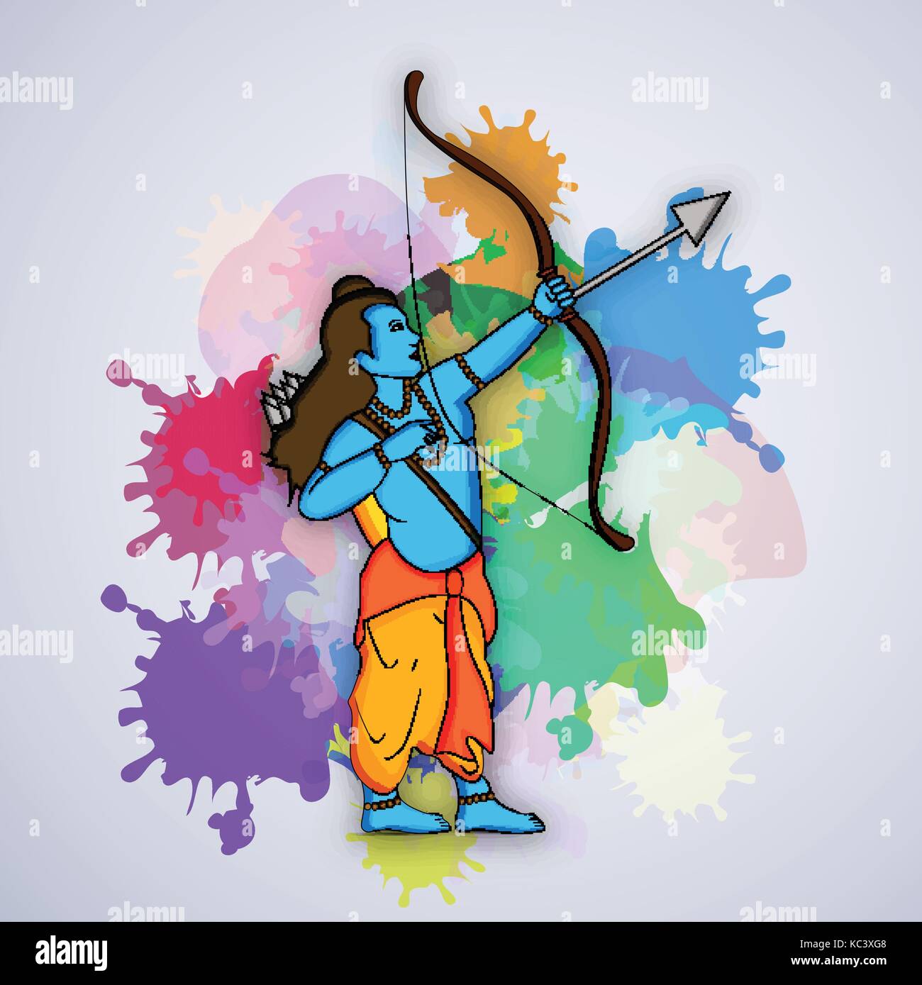 illustration of hindu festival Diwali background Stock Vector Image ...