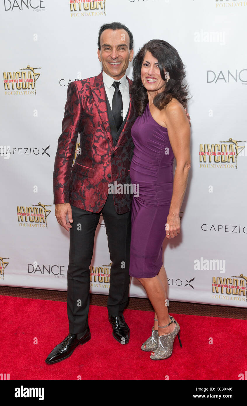New York, NY USA - October 1, 2017: Joe Lanteri & Gina Marie Nichelini ...