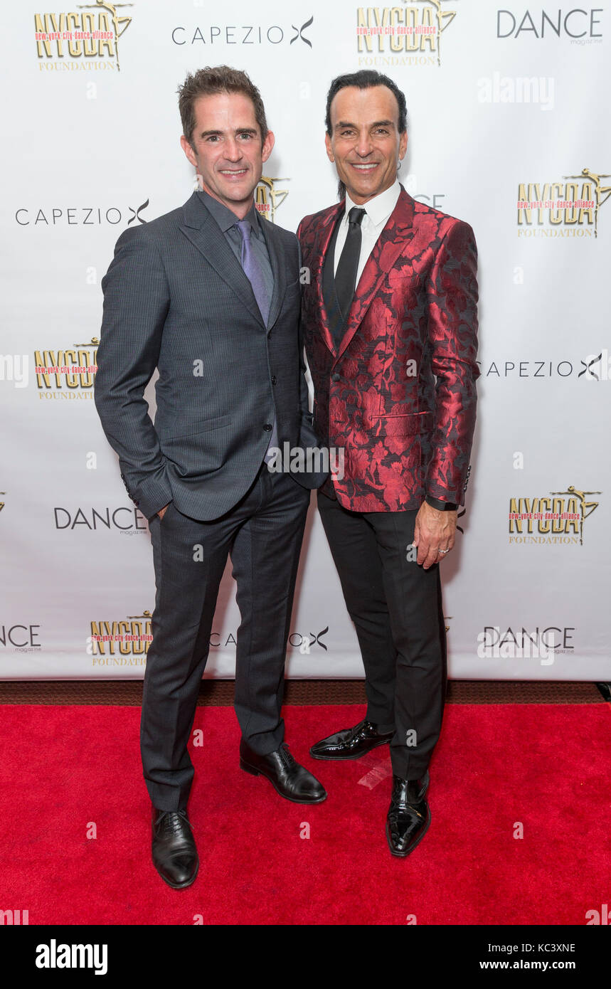 New York, NY USA - October 1, 2017: Andy Blankenbuehler & Joe Lanteri ...