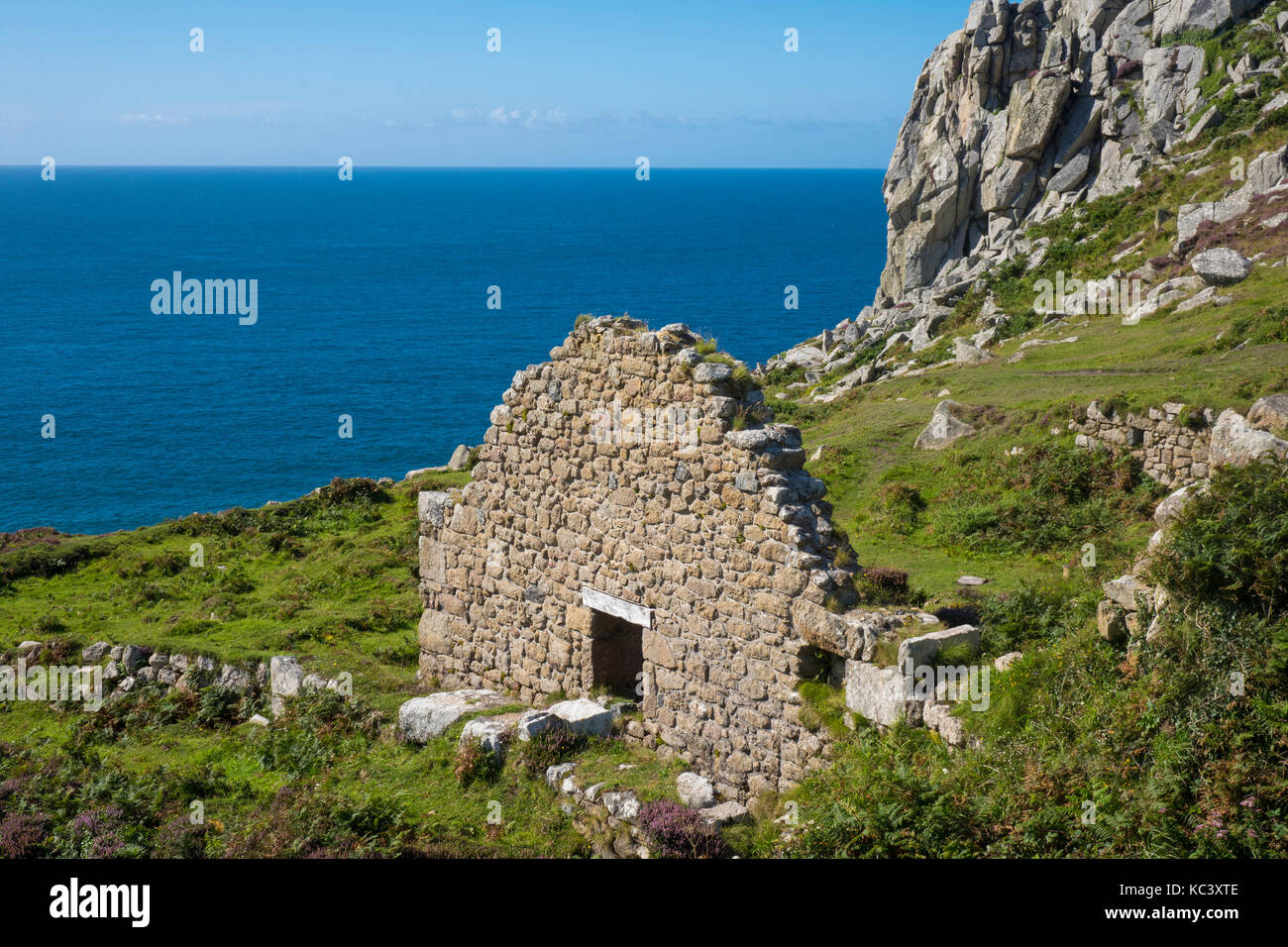 Porthmonia Cove Bosigran Stock Photo - Alamy