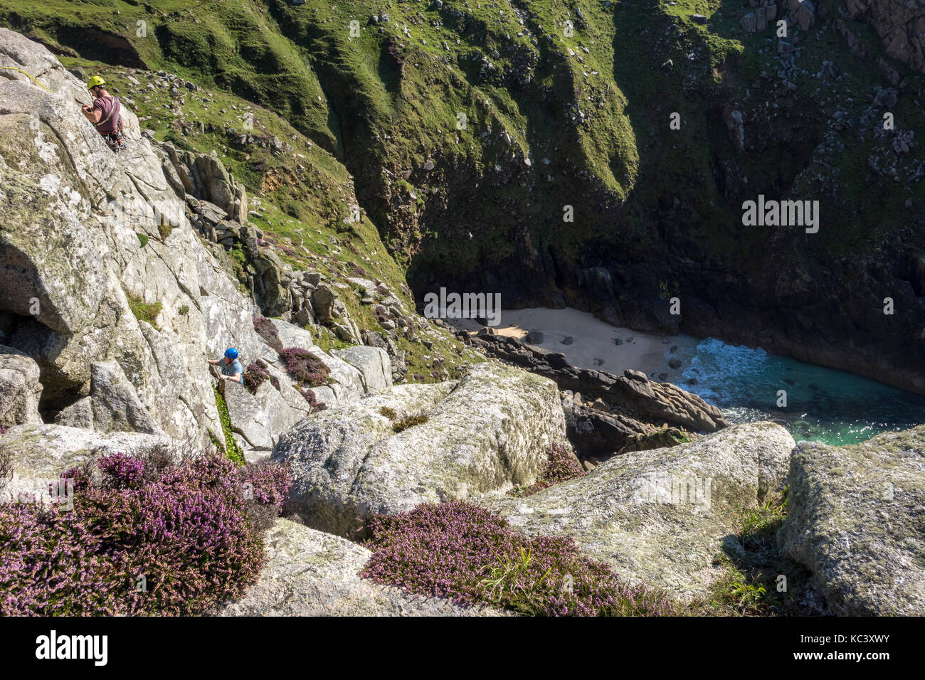 Porthmonia , Bosigran, cliffs Stock Photo - Alamy
