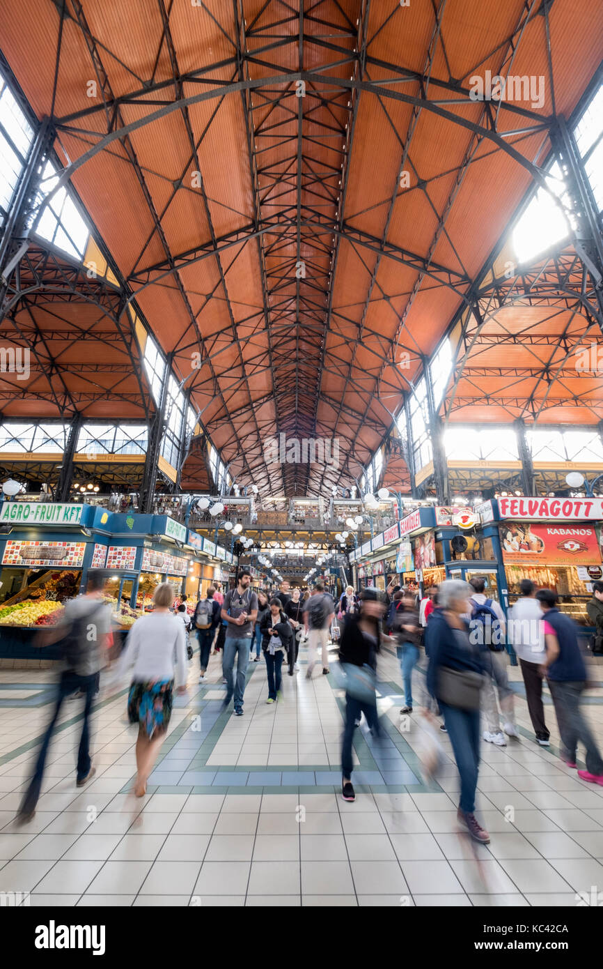 Budapest Great Market Hall Stock Photo - Alamy