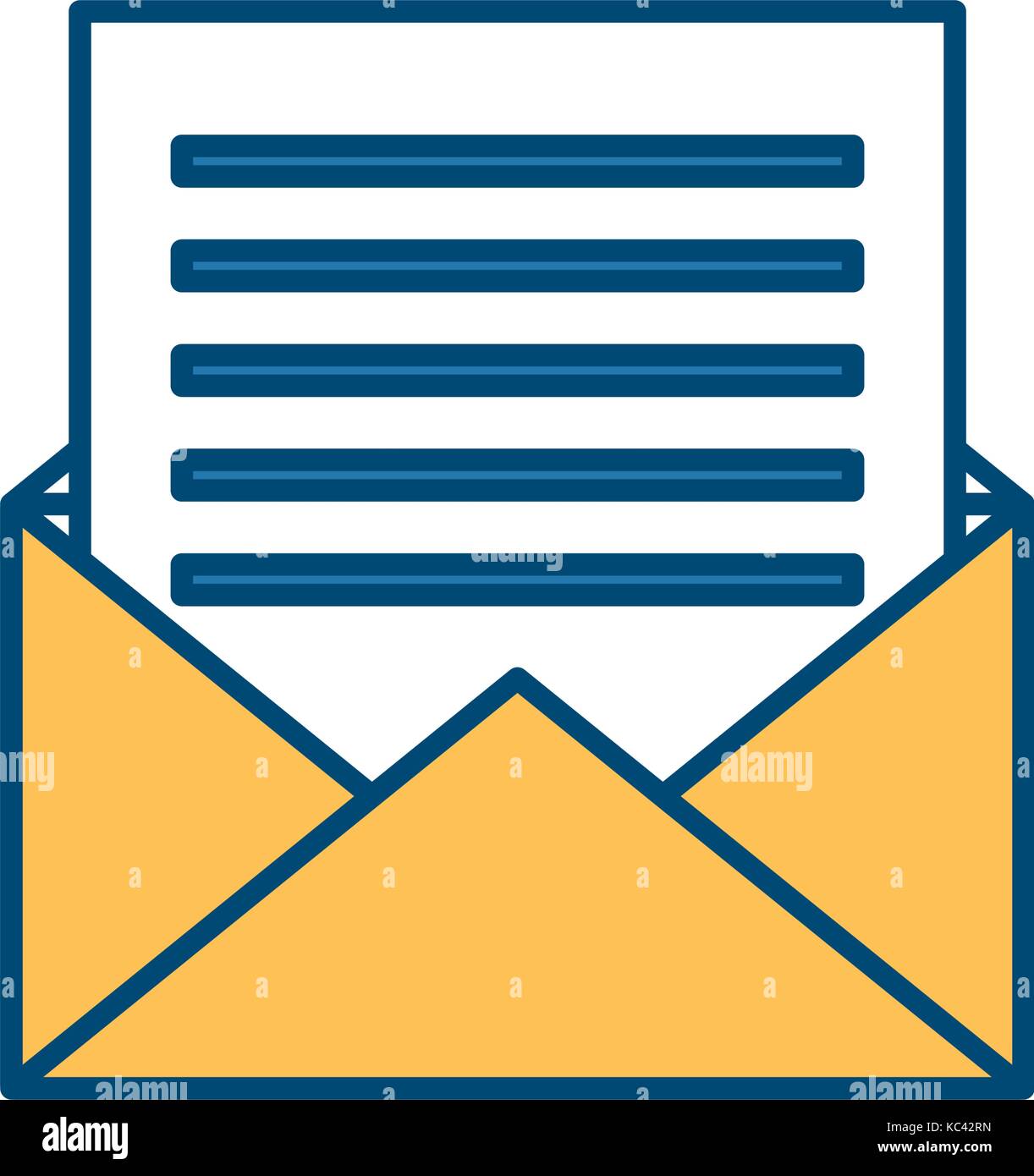 Envelope message symbol Stock Vector Image & Art - Alamy