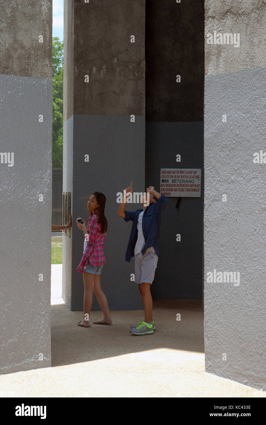 Battling Bastards of Bataan Memorial, Capas National Shrine, in Capas ...