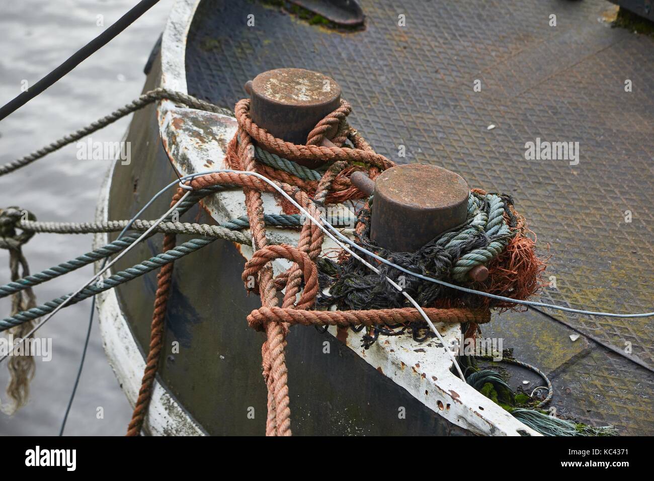 Ship moored at the dock Stock Photo - Alamy