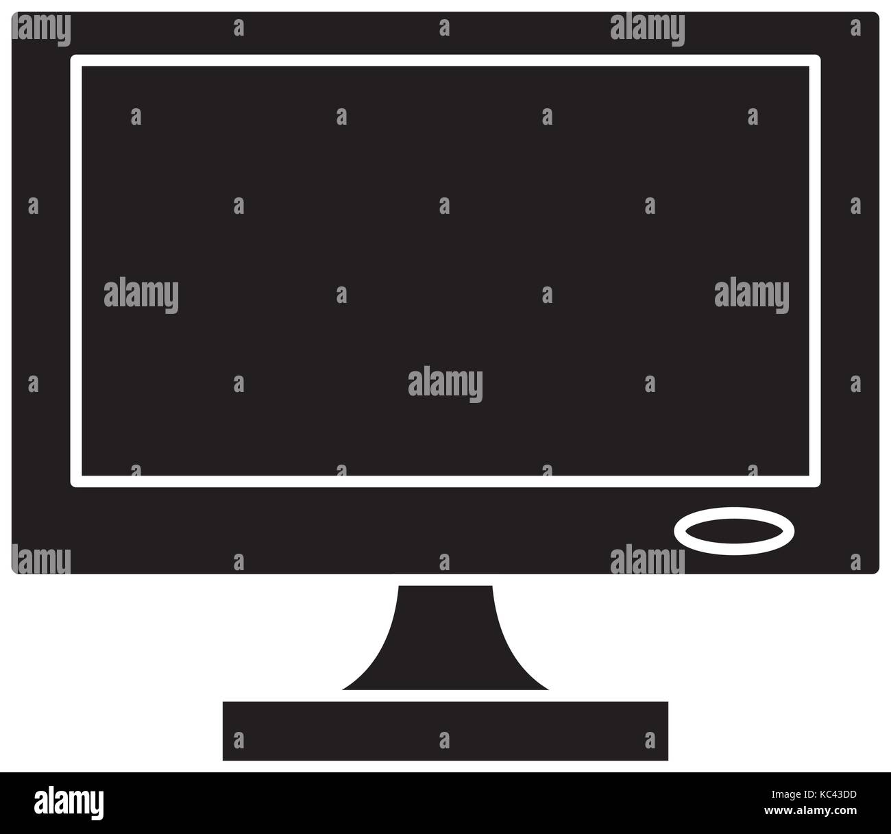 Pc screen monitor Stock Vector Image & Art - Alamy