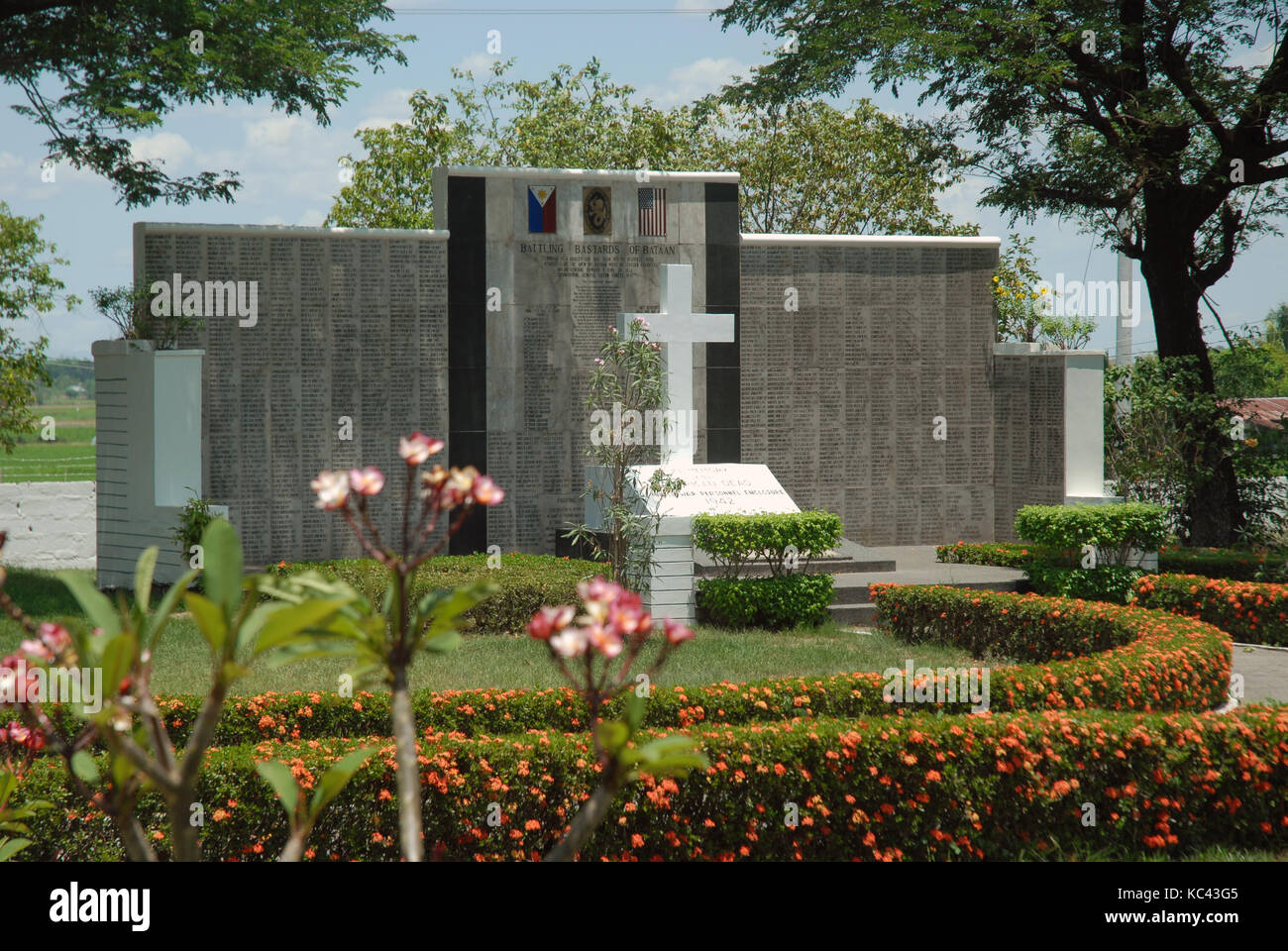 Battling Bastards of Bataan Memorial, Capas National Shrine, in Capas ...